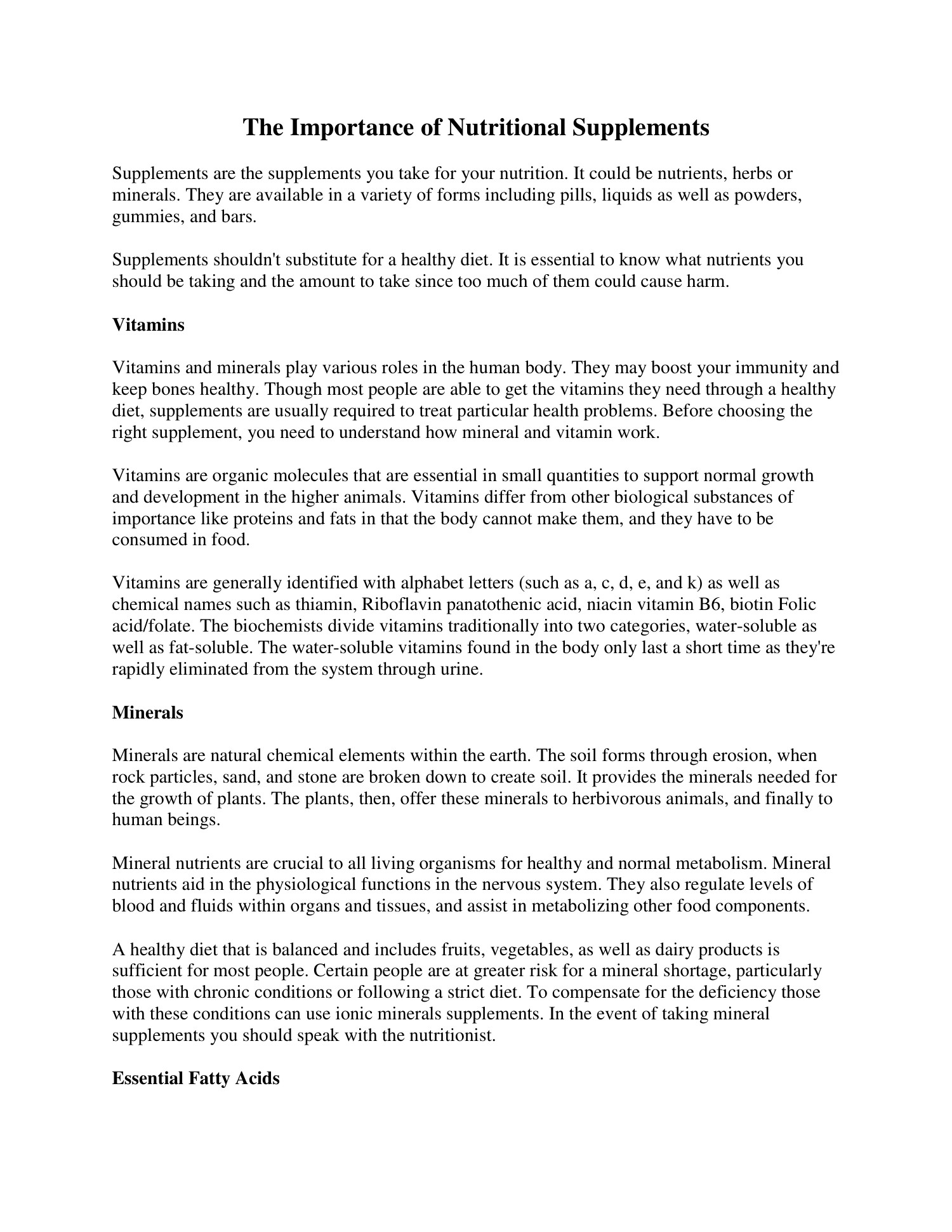 The Importance of Nutritional Supplements.pdf-.pdf | DocDroid