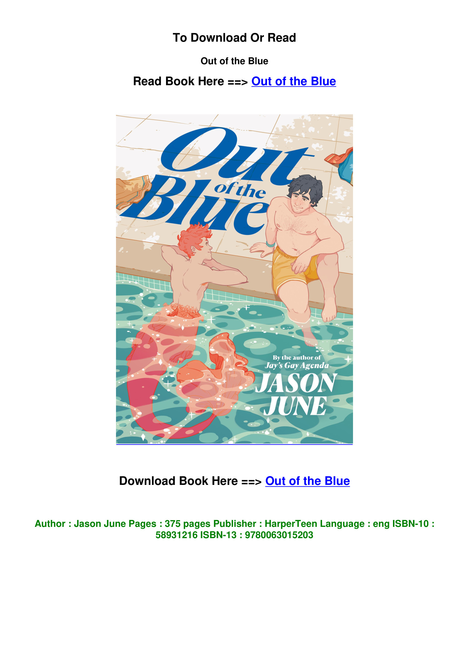 download ePub Out of the Blue By Jason June.pdf | DocDroid