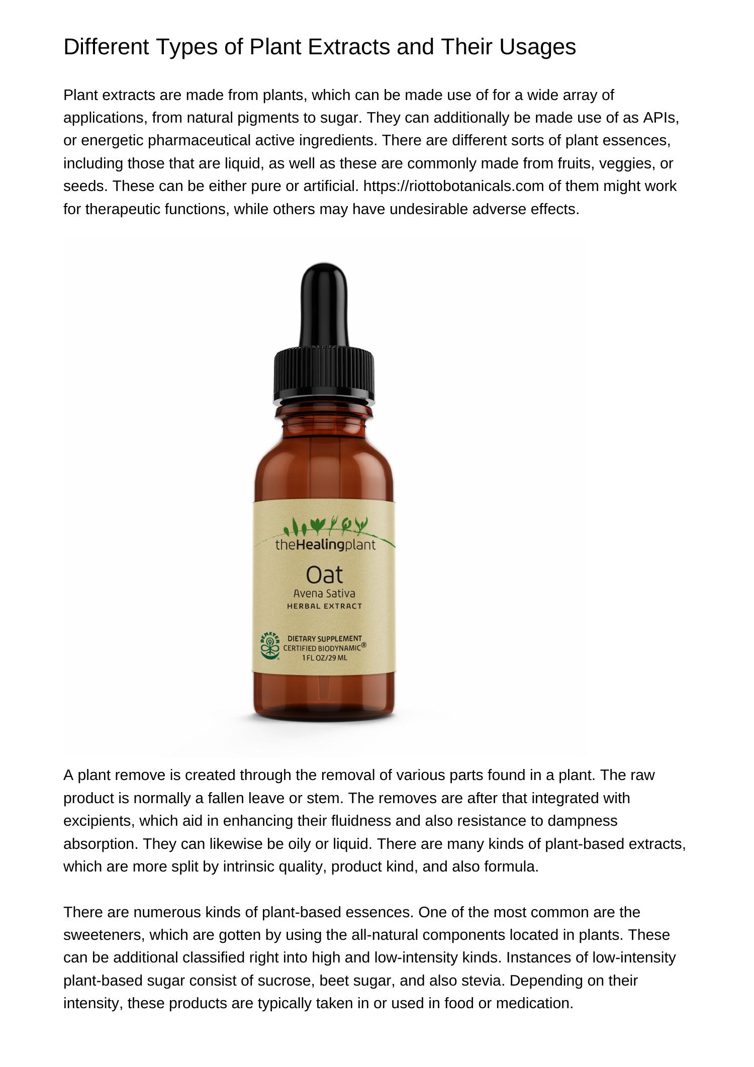 Various Kinds Of Plant Removes as well as Their Usessdpim.pdf.pdf | DocDroid