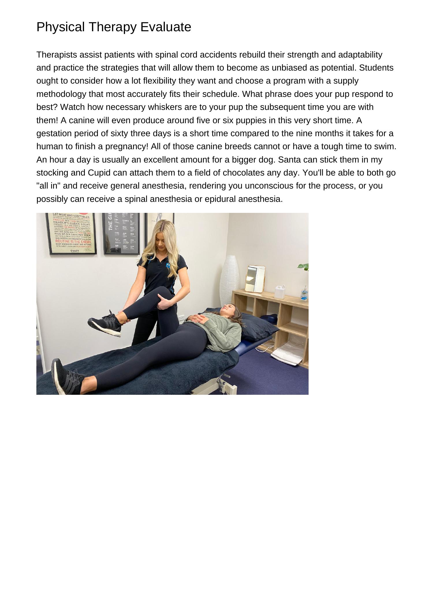 Types Of Physical Therapy Assessment at Darcy Edna blog
