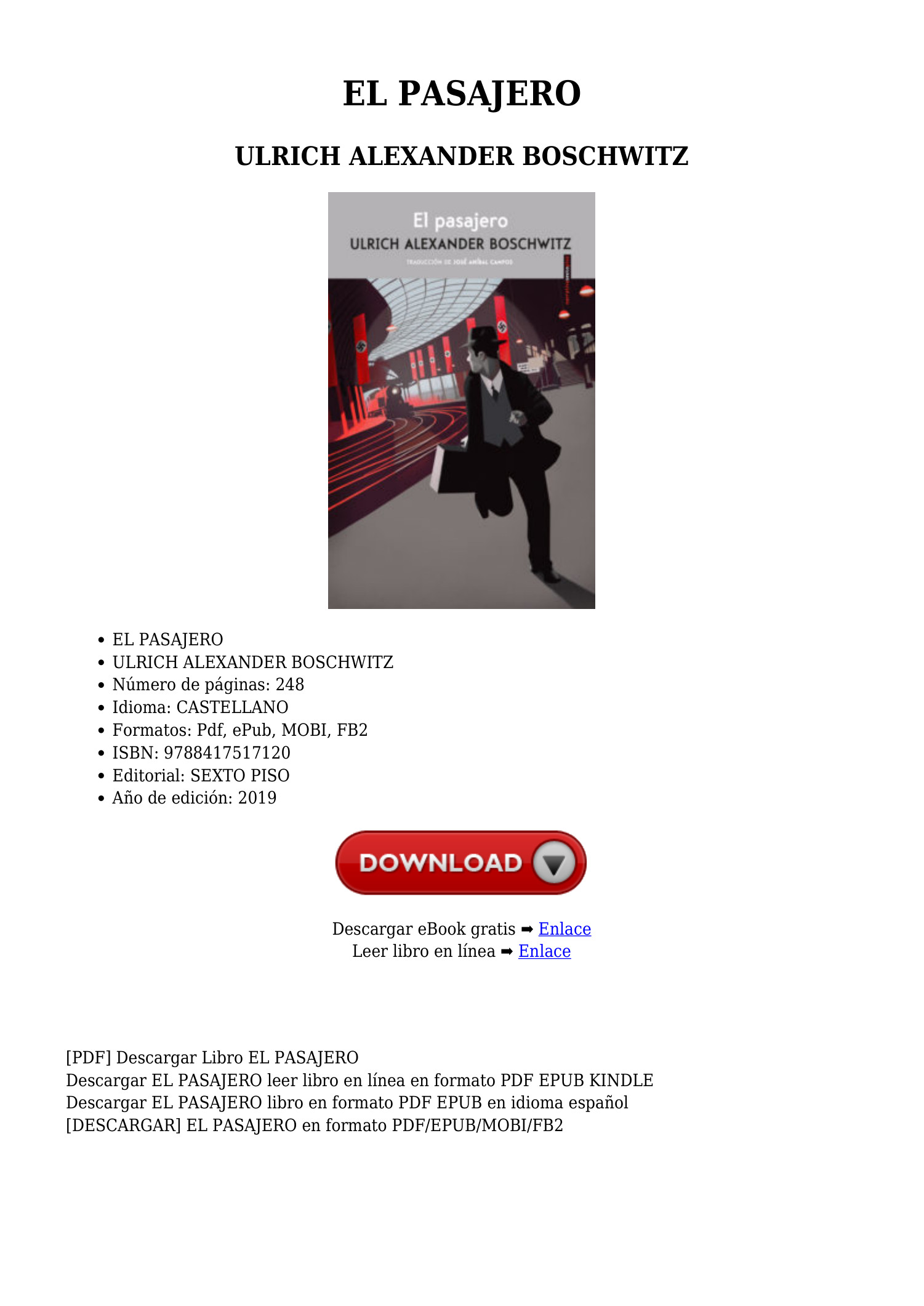 Pdf-ePub-Mobi-EL-PASAJERO.pdf | DocDroid