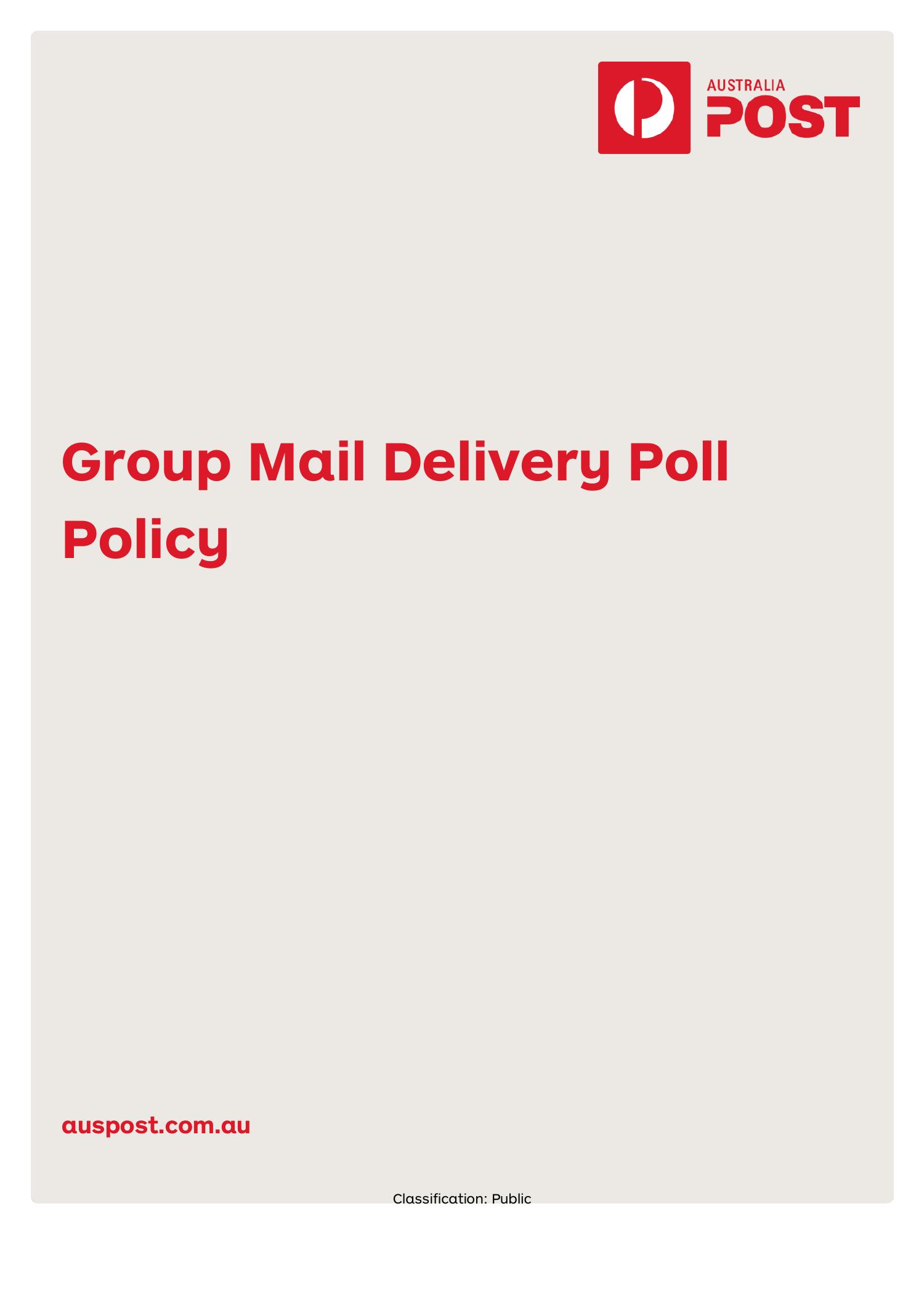 aus-post-group-mail-delivery-poll-policy.pdf | DocDroid