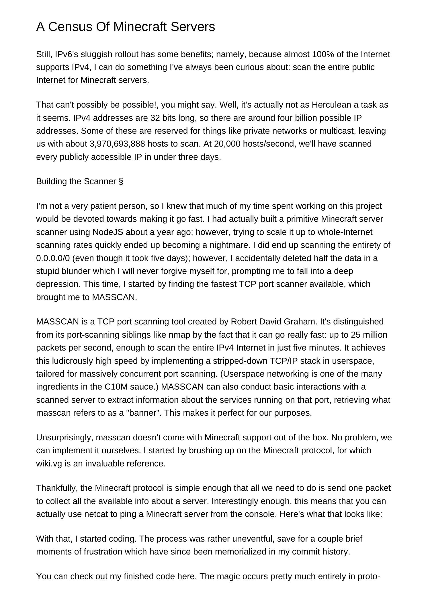 A Census Of Minecraft Serversahhxp.pdf.pdf | DocDroid