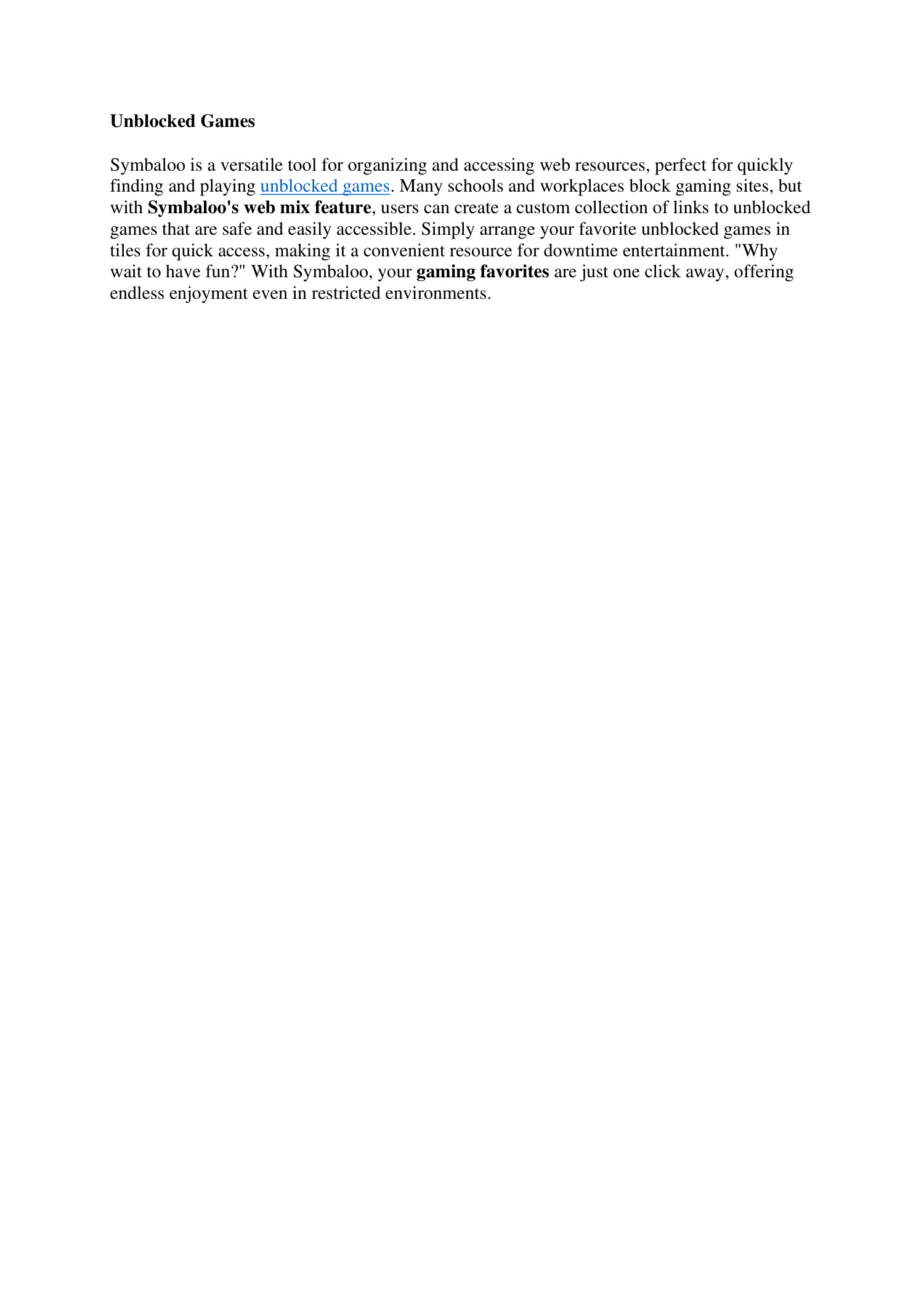 unblocked games.docx | DocDroid