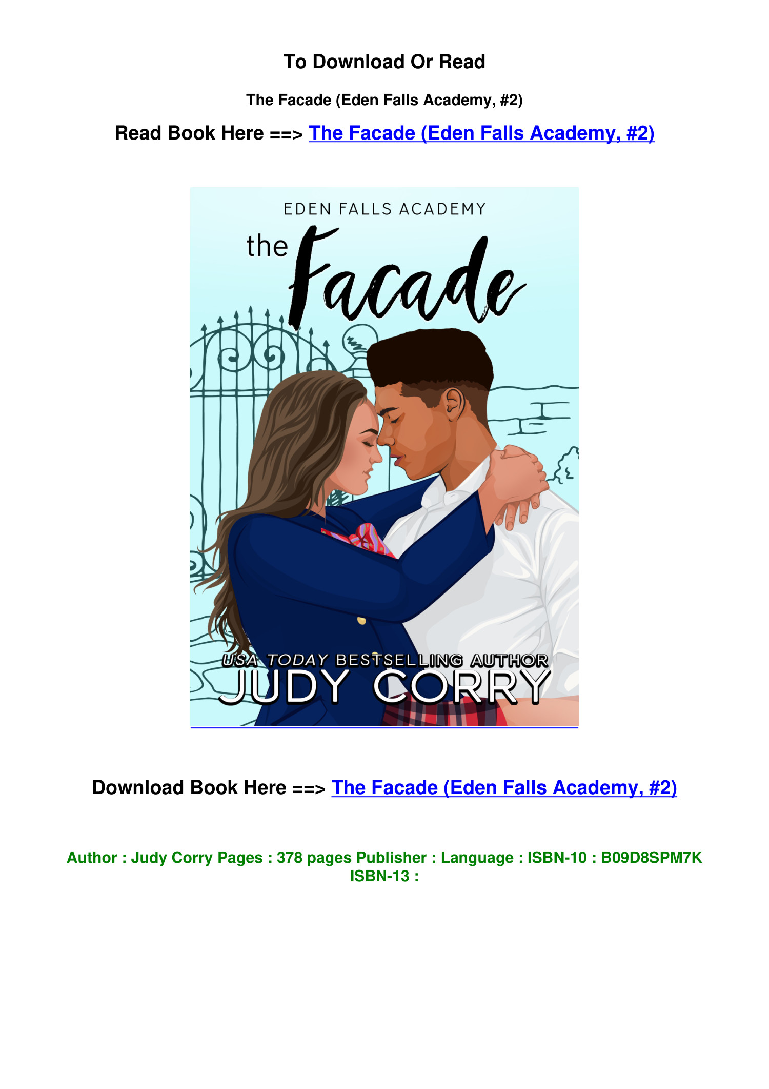 pdf DOWNLOAD The Facade Eden Falls Academy 2 by Judy Corry.pdf | DocDroid