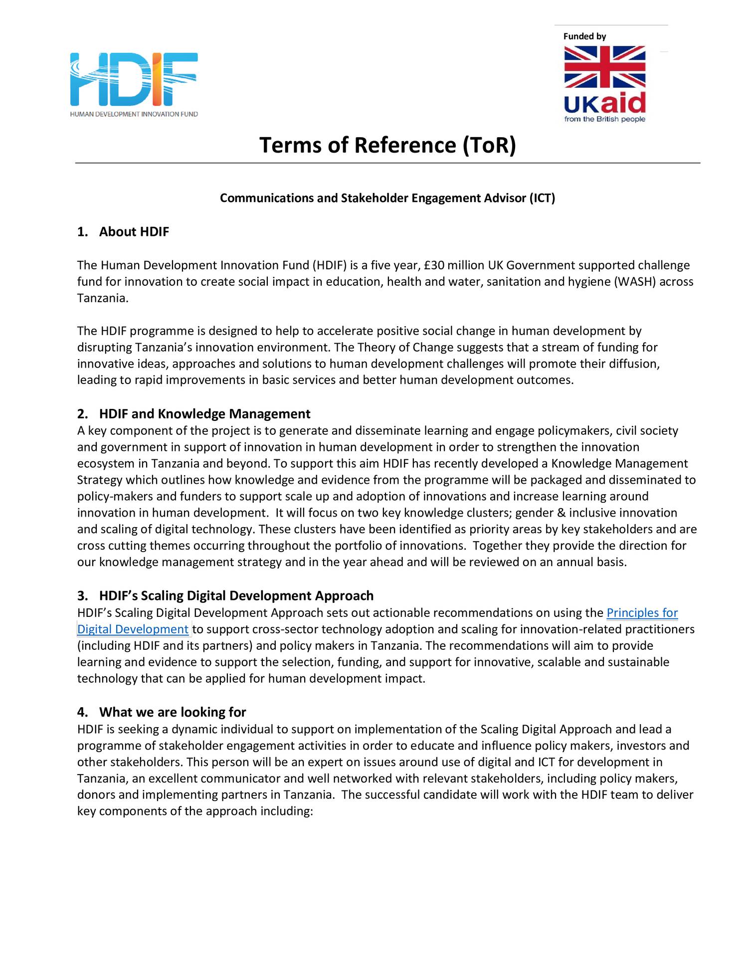 ToR_Communications and Stakeholder Engagement Advisor (ICT).pdf | DocDroid