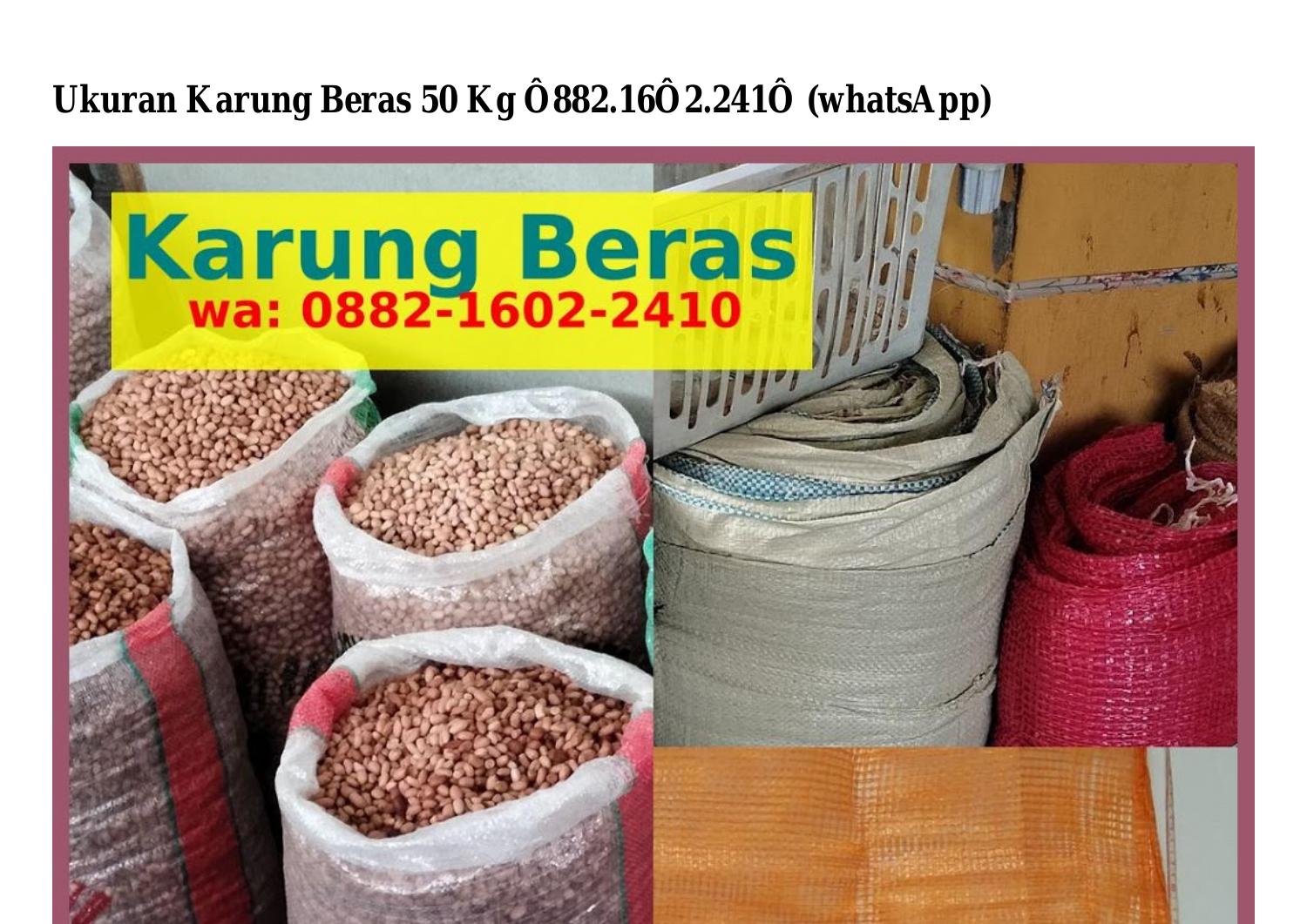 Ukuran Karung Beras 50 Kg.pdf | DocDroid