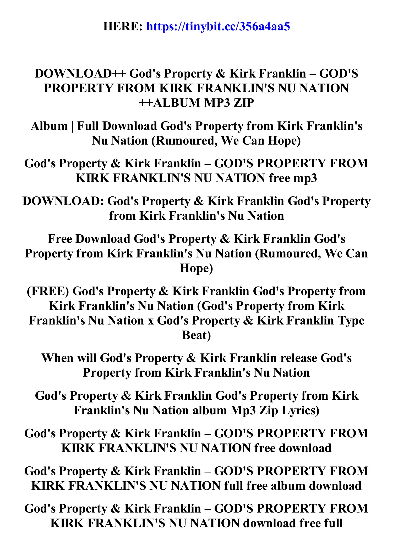 download_god_s_property_kirk_franklin_god_s_property_from_kirk_franklin_s_nu_nation_album_mp3 ...