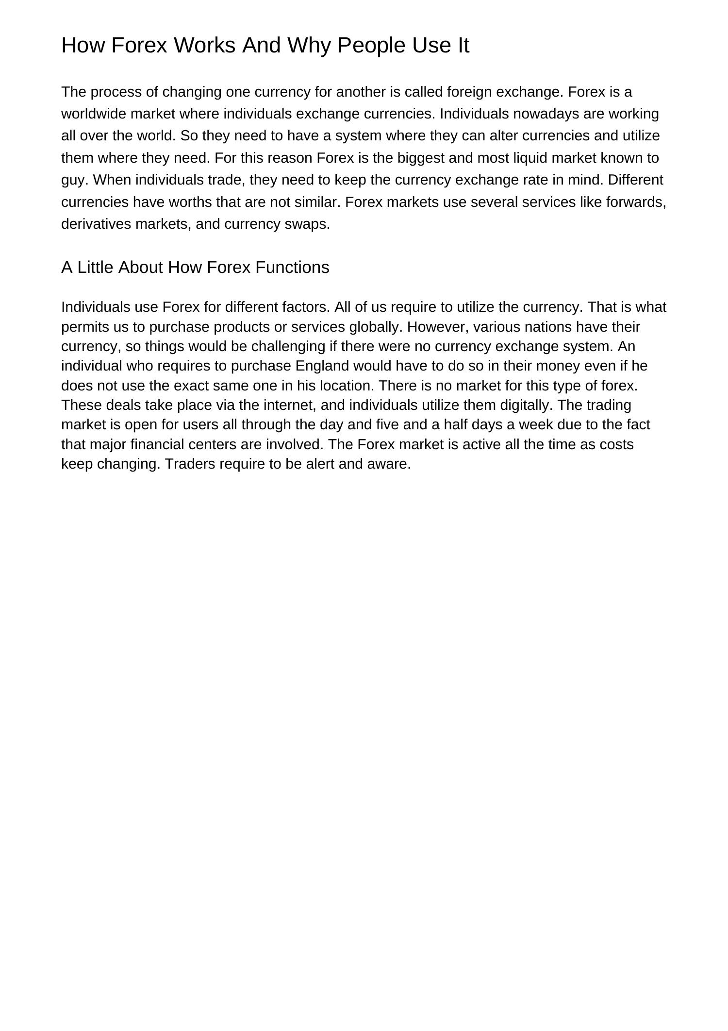 What Is Forex and How Can We Use It Successfullyiecac.pdf.pdf | DocDroid