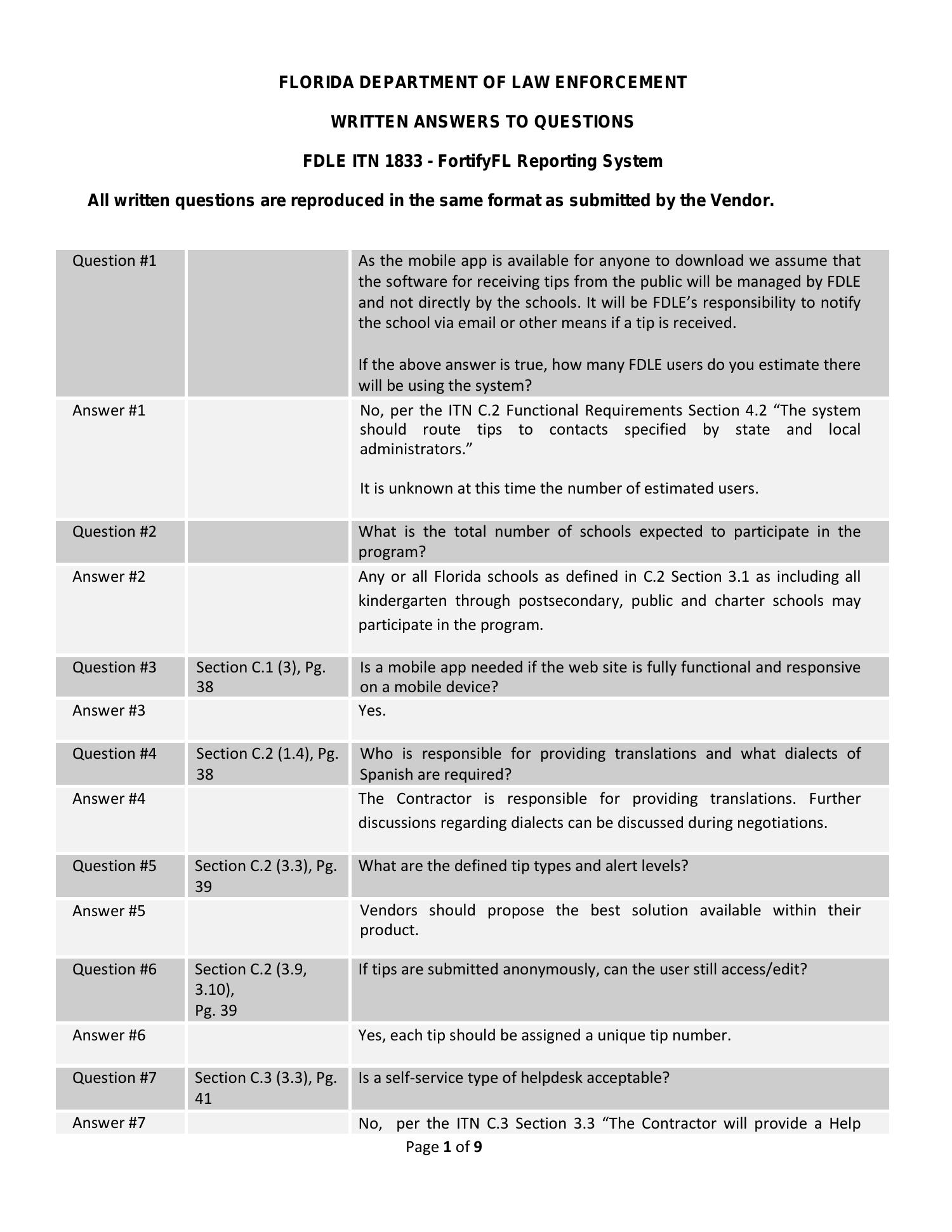 FDLE Q & A.pdf | DocDroid