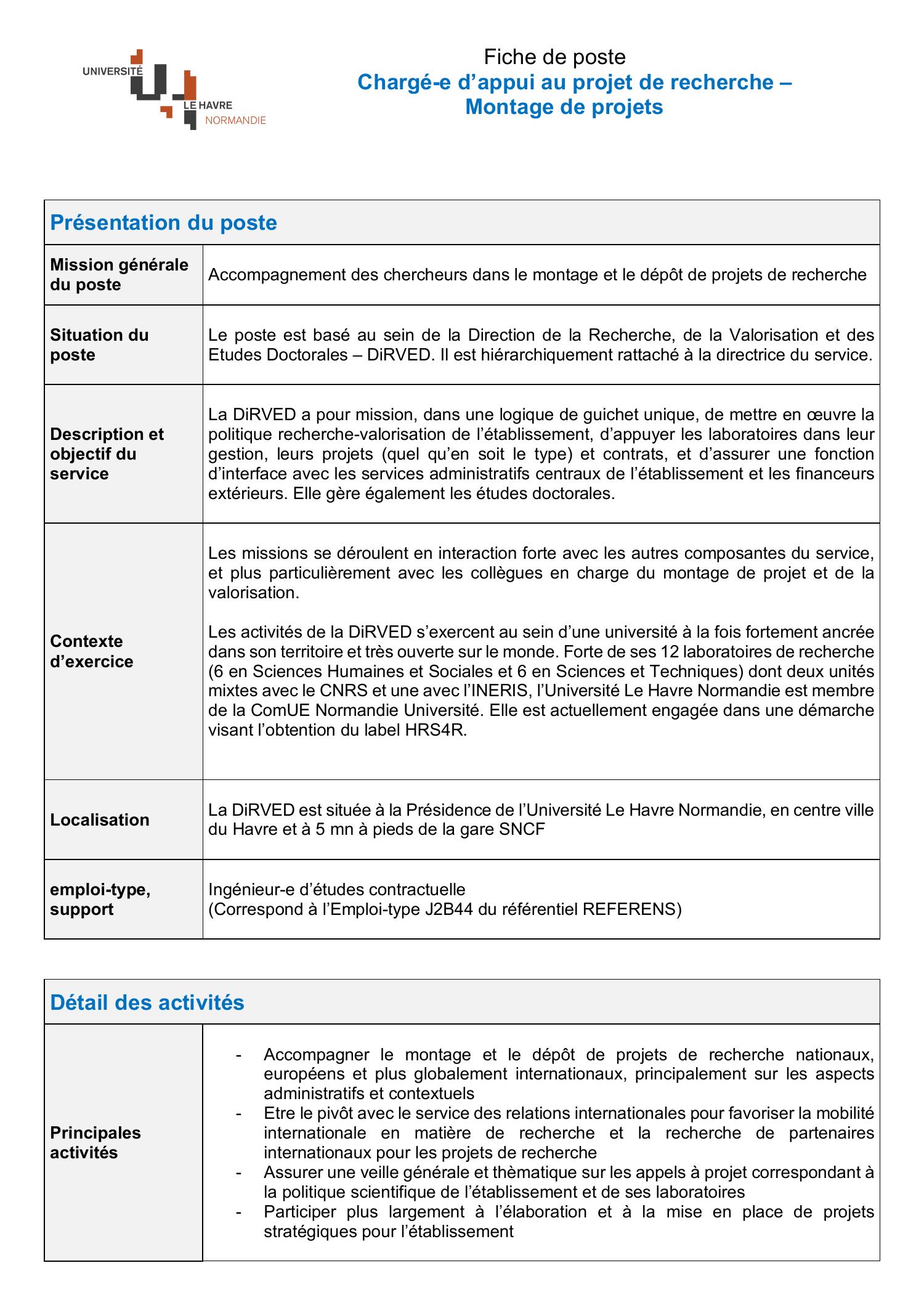 Fiche de poste IGE DiRVED - Montage de projets - juin 2022.pdf | DocDroid