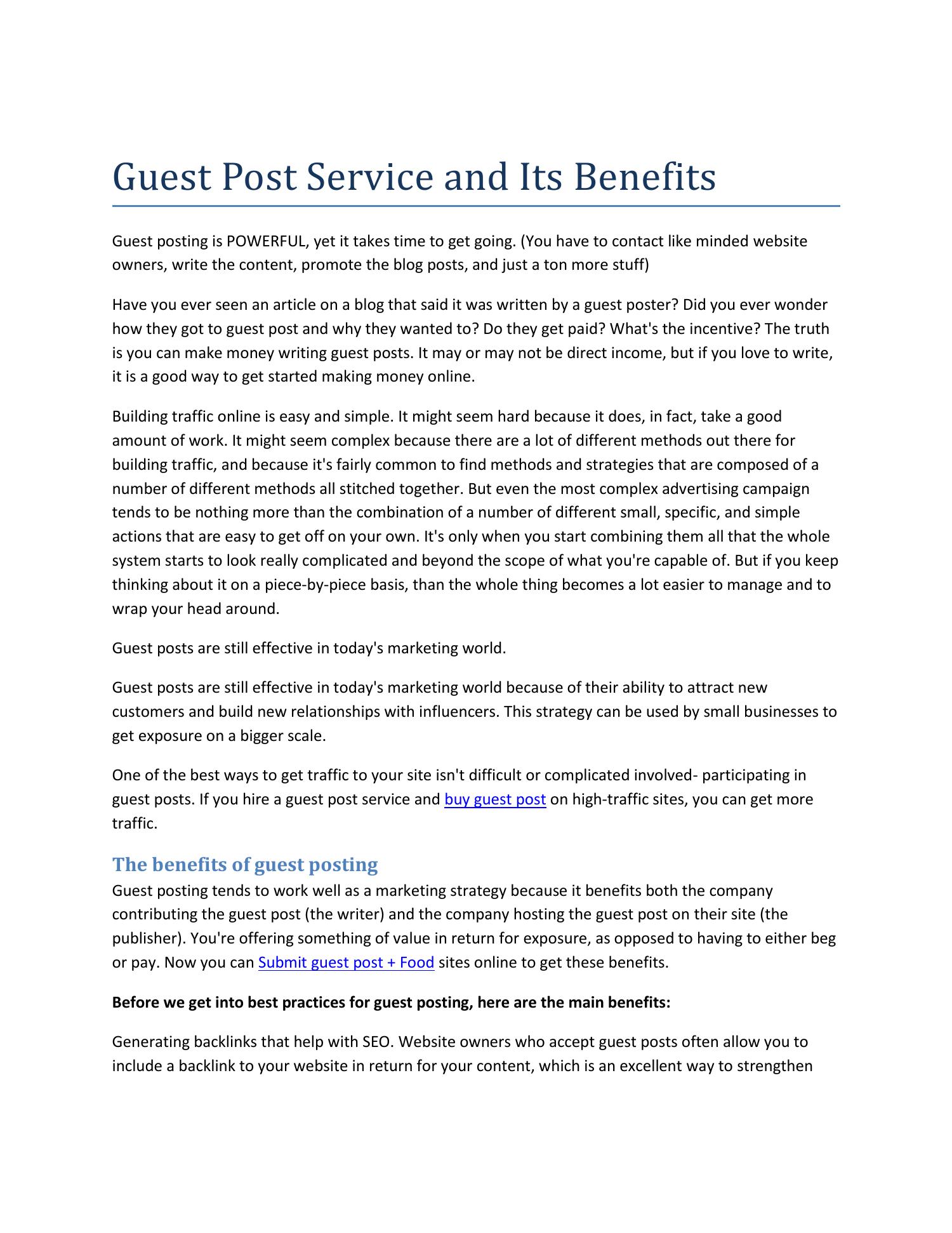 Food article.docx | DocDroid