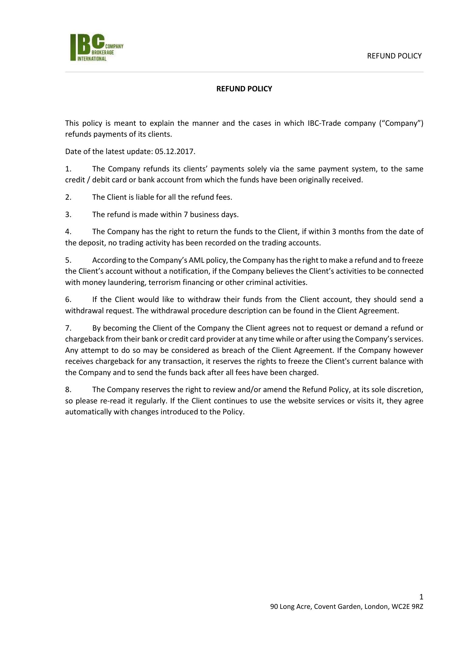 REFUND POLICY pdf DocDroid REFUND POLICY pdf DocDroid