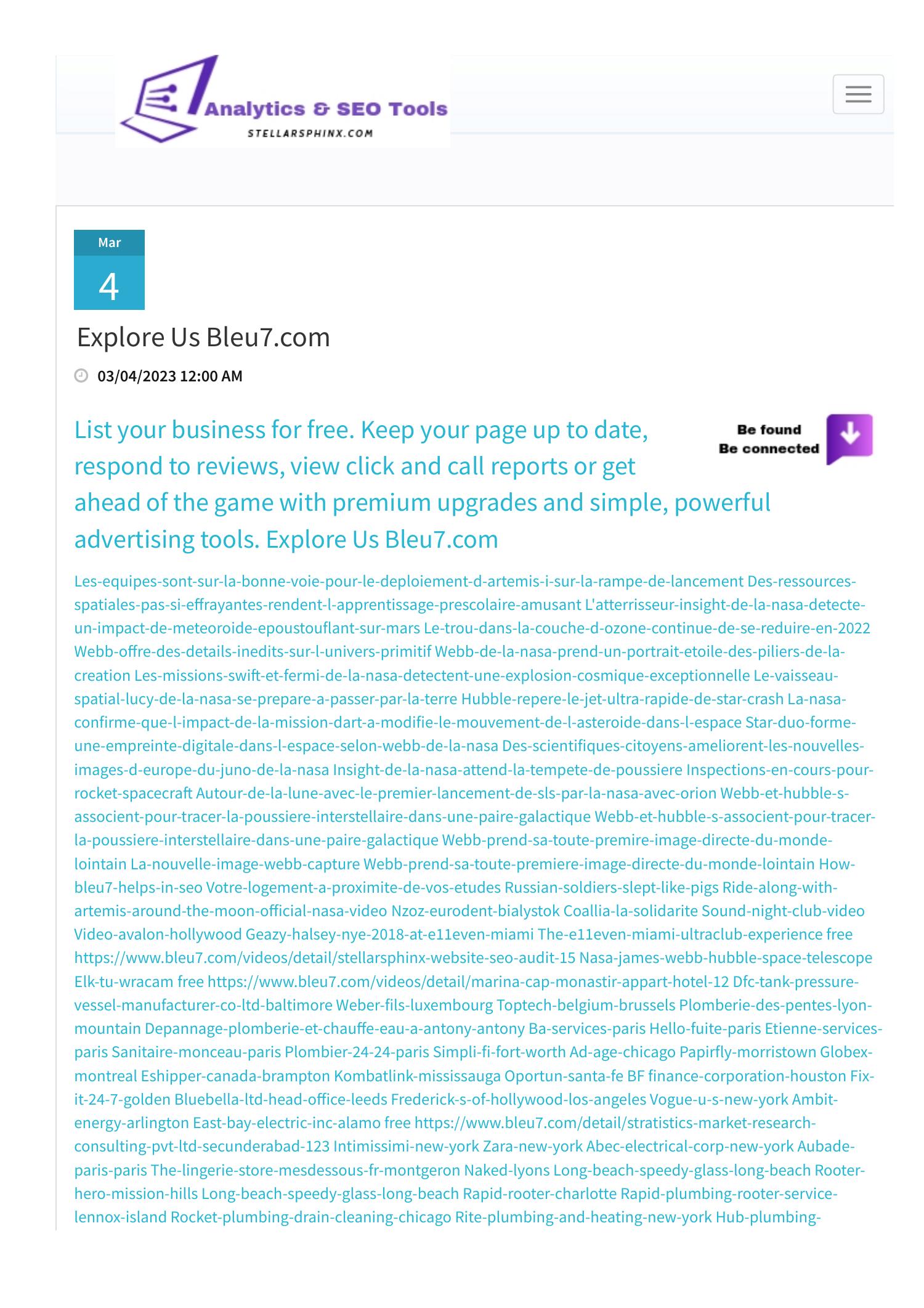 www-stellarsphinx-com-analytics+seo-seo_tools-Upload-page-explore-us-bleu7-com.pdf | DocDroid