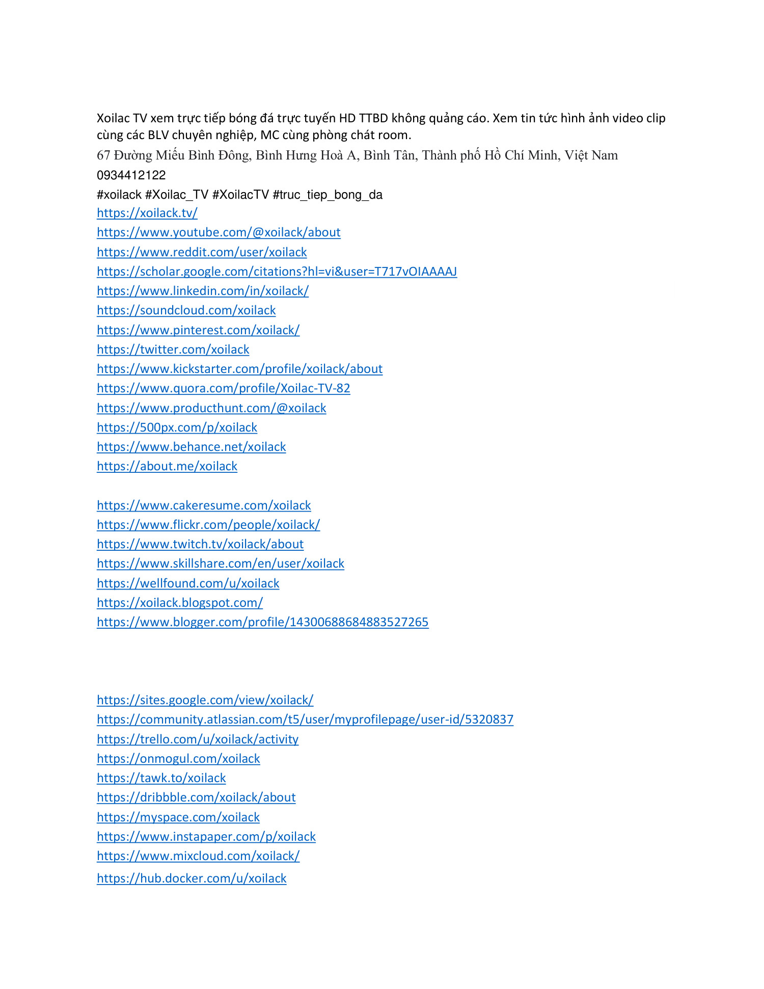 Xoilac TV xem trực tiếp bóng đá trực tuyến HD TTBD không quảng cáo.docx | DocDroid