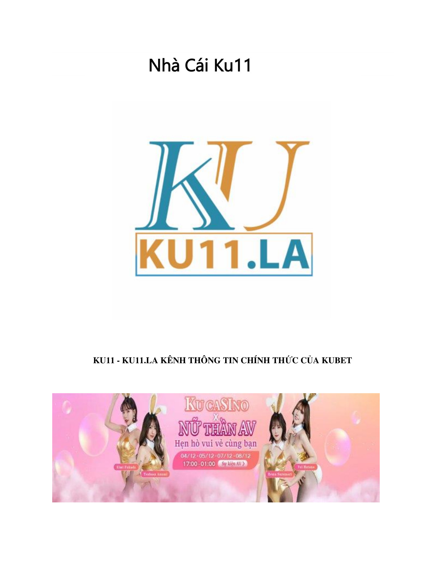 Nhà Cái Ku11.docx | DocDroid