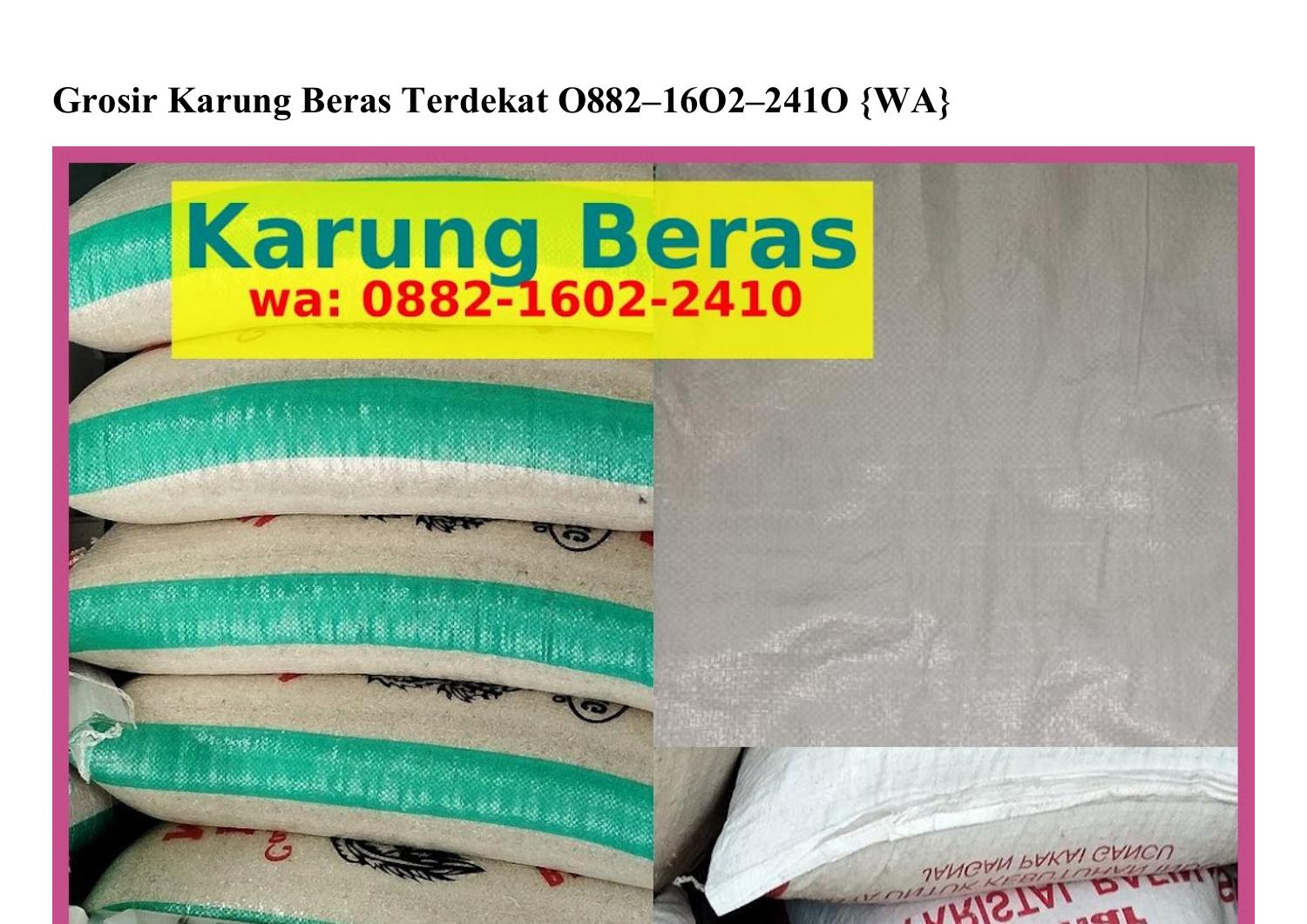 Grosir Karung Beras Terdekat.pdf | DocDroid