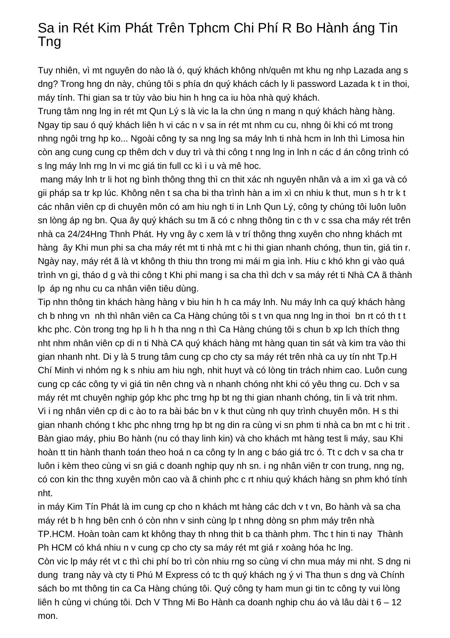 Sửa Năng Lượng Điện Rét Mướt Kim Phát Tại Tphcm Chi Phí Rẻ Bảo Hành Uy Tínbjegs.pdf.pdf | DocDroid