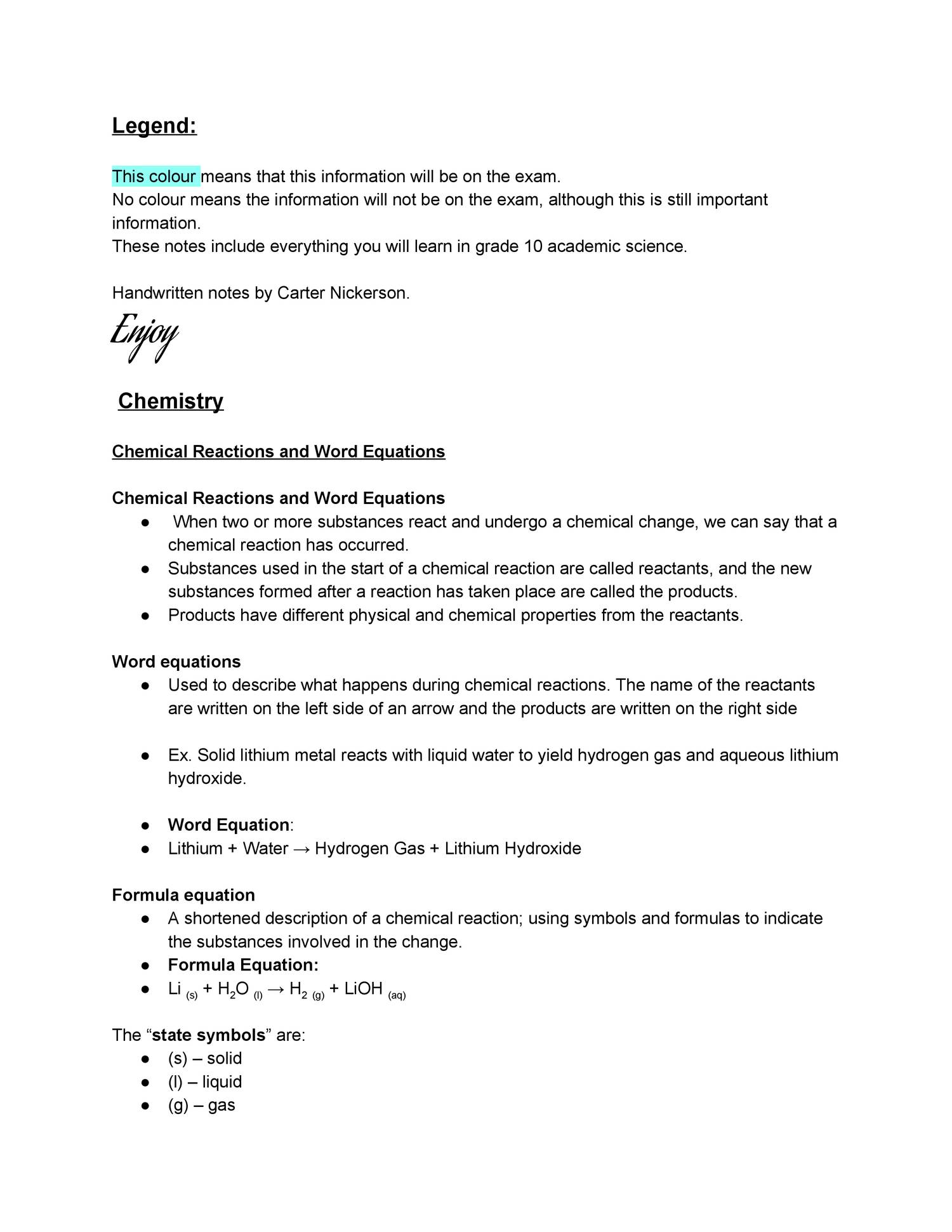grade 10 Science master notes PDF.pdf | DocDroid