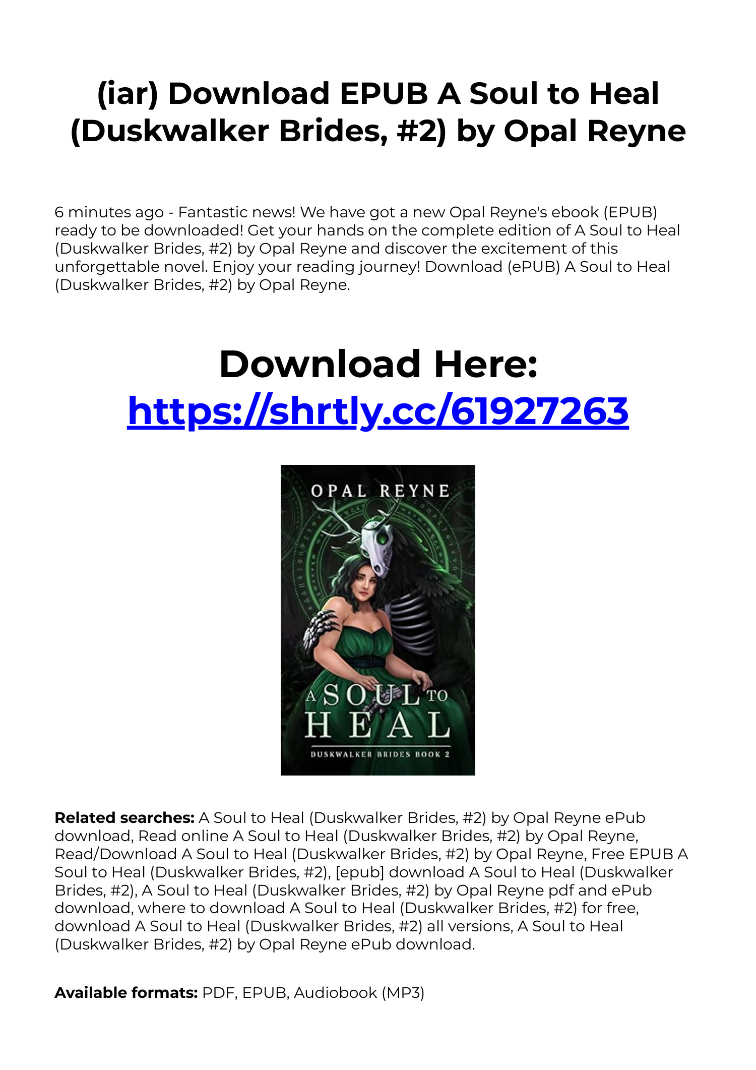 a-soul-to-heal.pdf | DocDroid