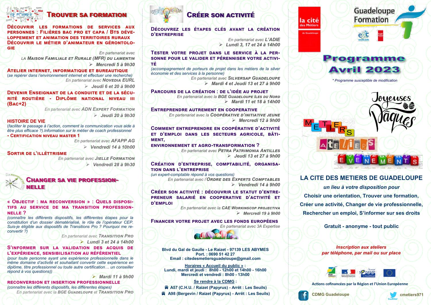 Programme d'activités Avril 2023.pdf | DocDroid