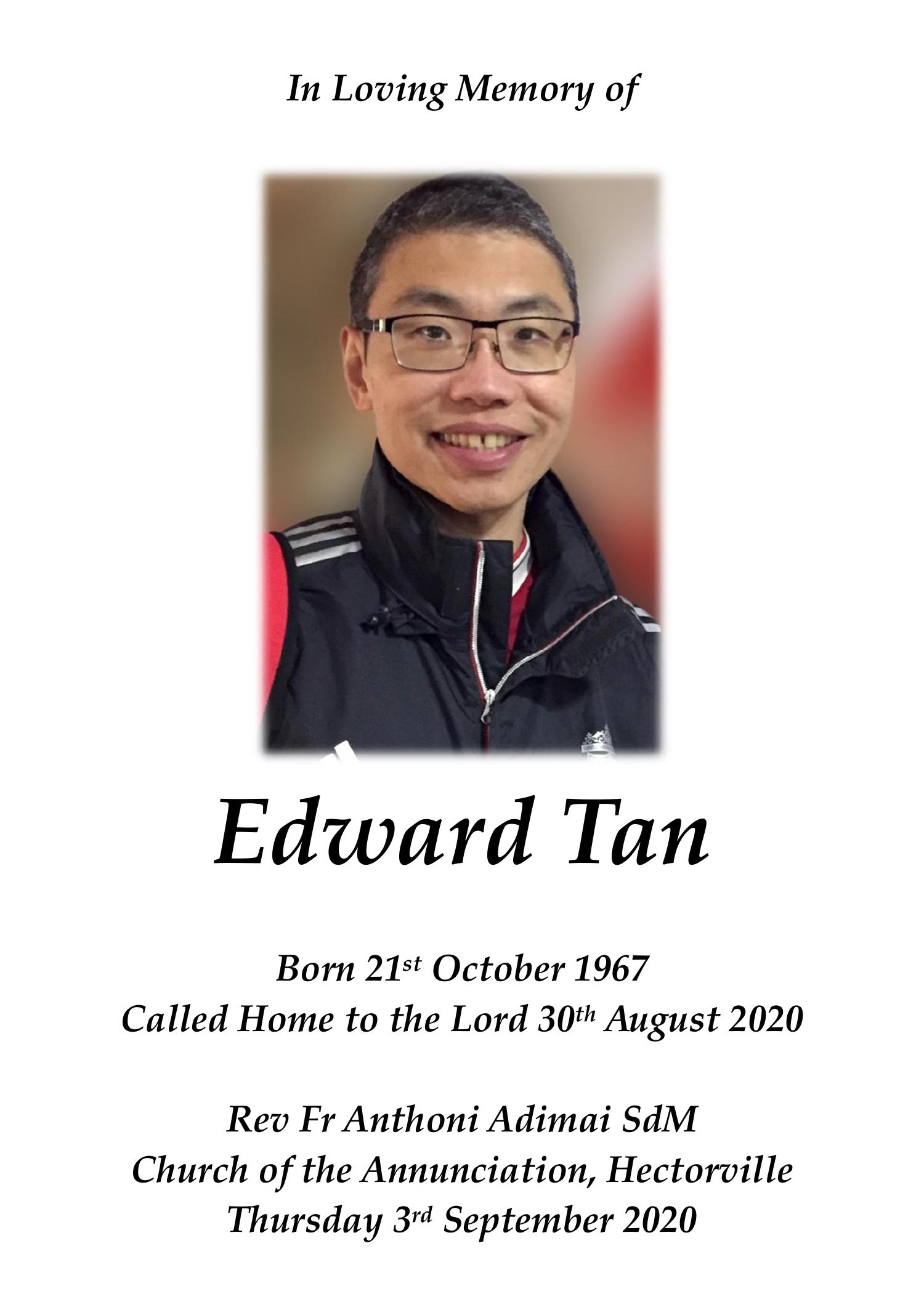 Order of Service and Eulogies - Edward Tan.pdf | DocDroid