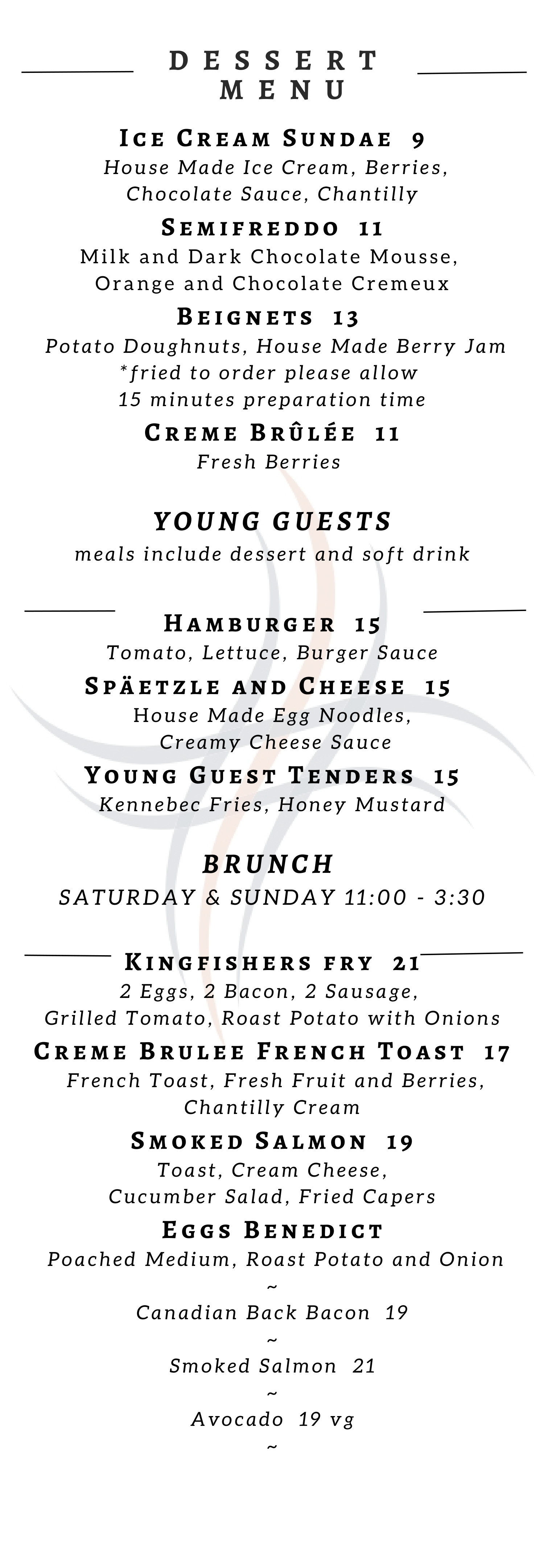Young Guest, Brunch & Dessert Final Menu July 2023.pdf | DocDroid