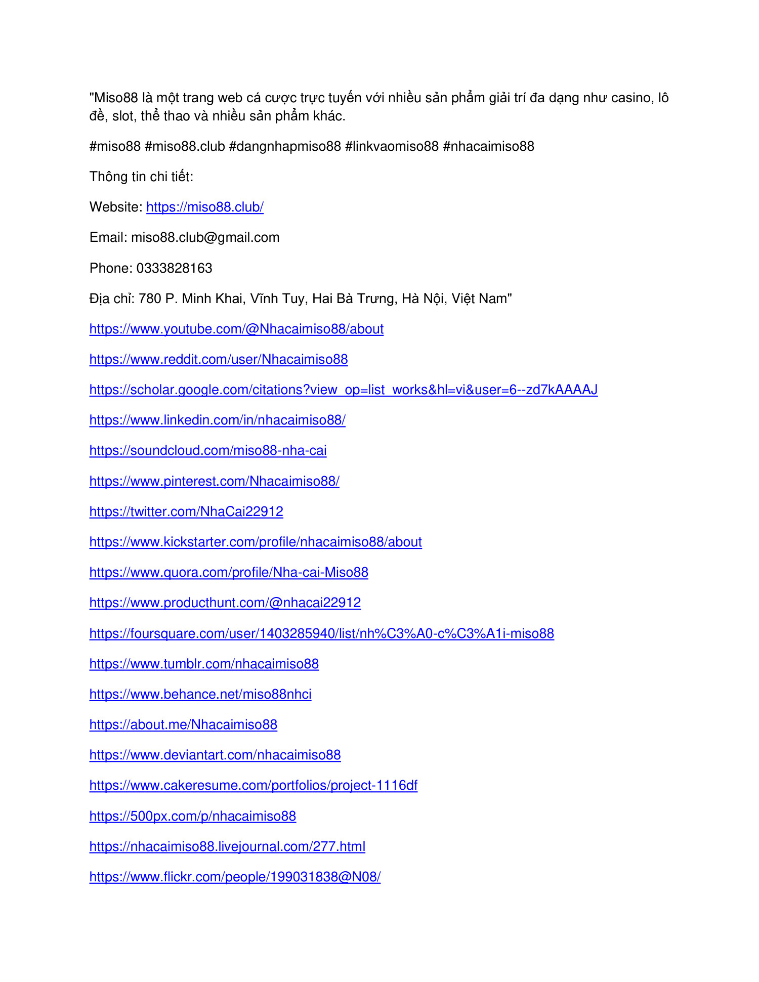 Nhà cái Miso88.docx | DocDroid