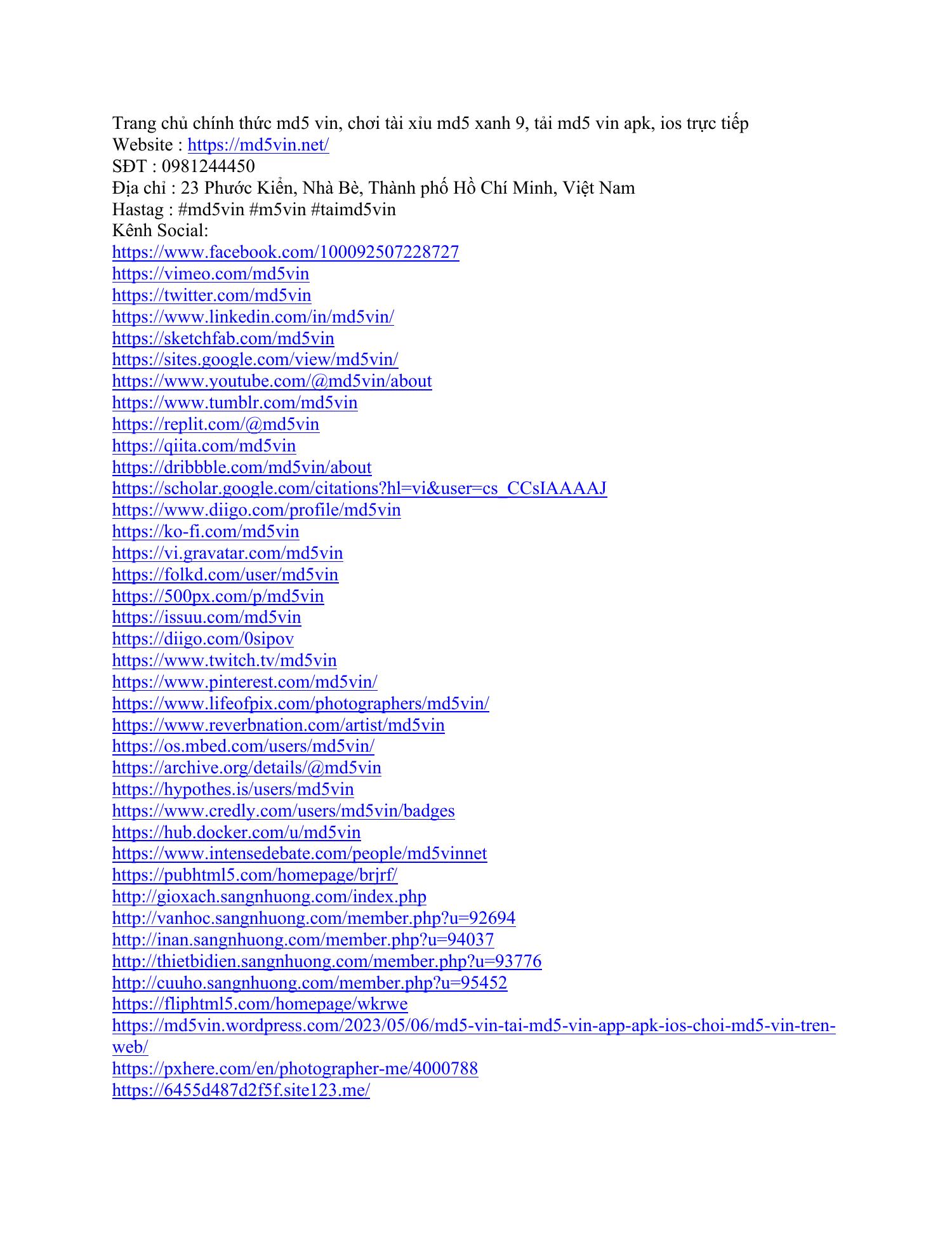 MD5 VIN.docx | DocDroid