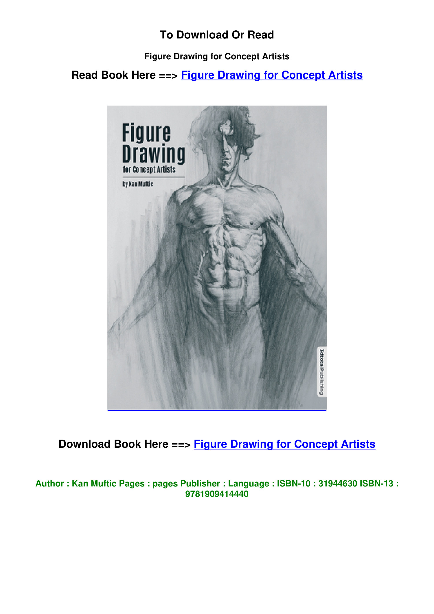 EPUB download Figure Drawing for Concept Artists by Kan Muftic.pdf ...