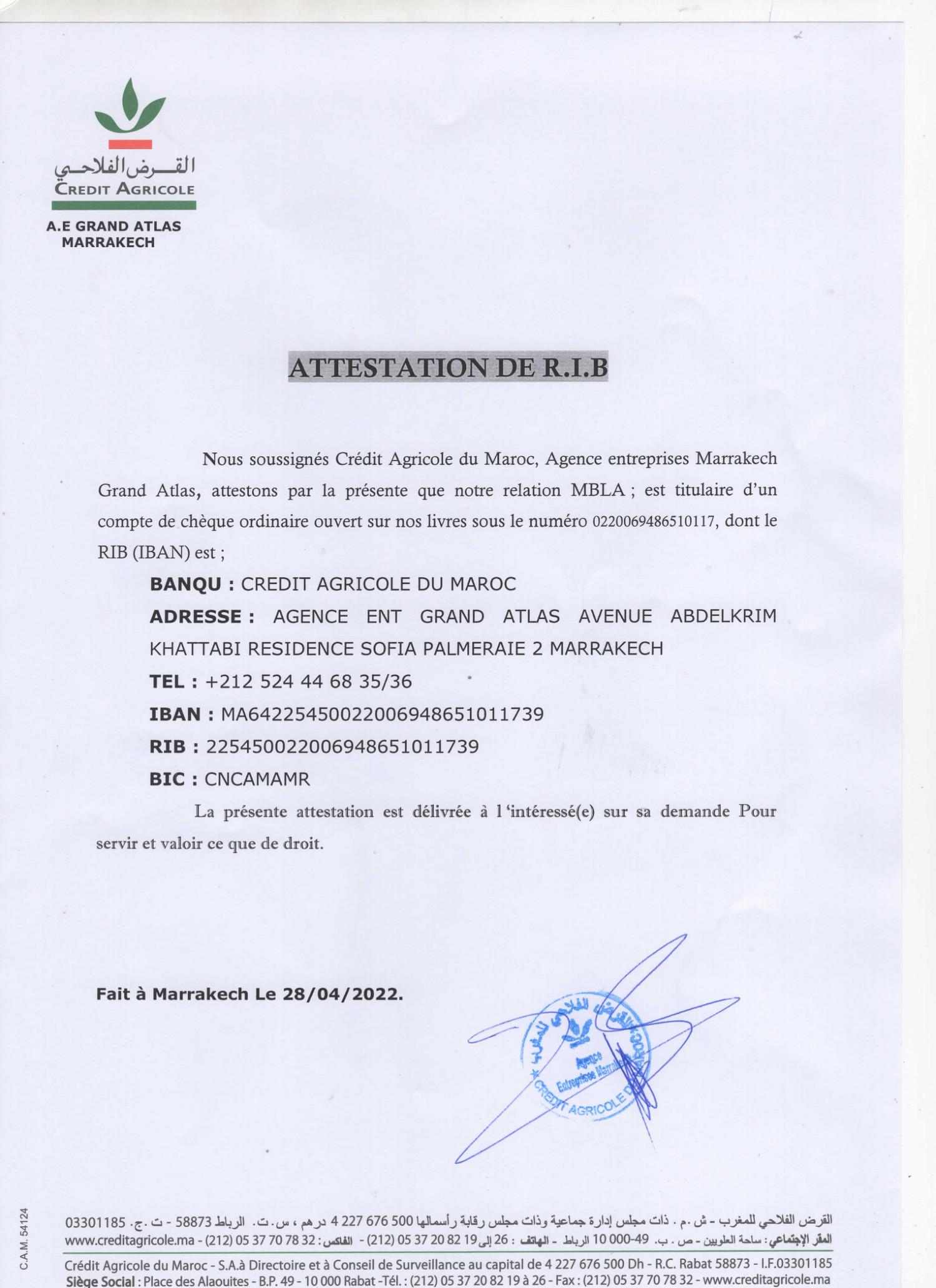 Attestation de RIB- MBLA.pdf | DocDroid