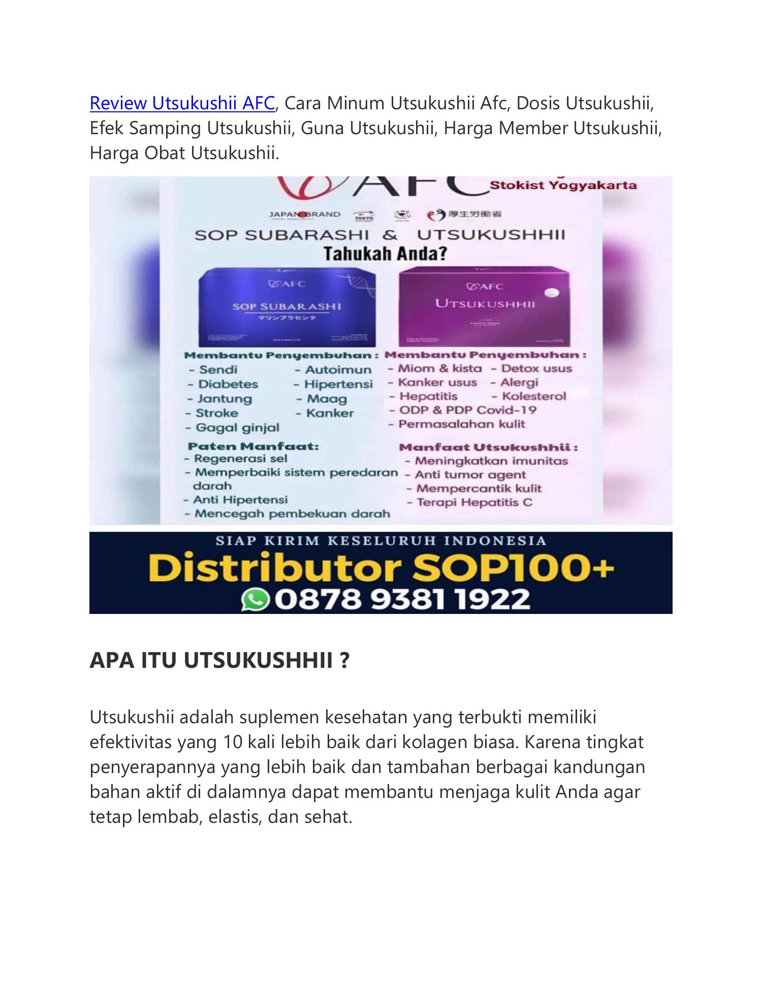 Utsukushii AFC Untuk Apa.pdf | DocDroid