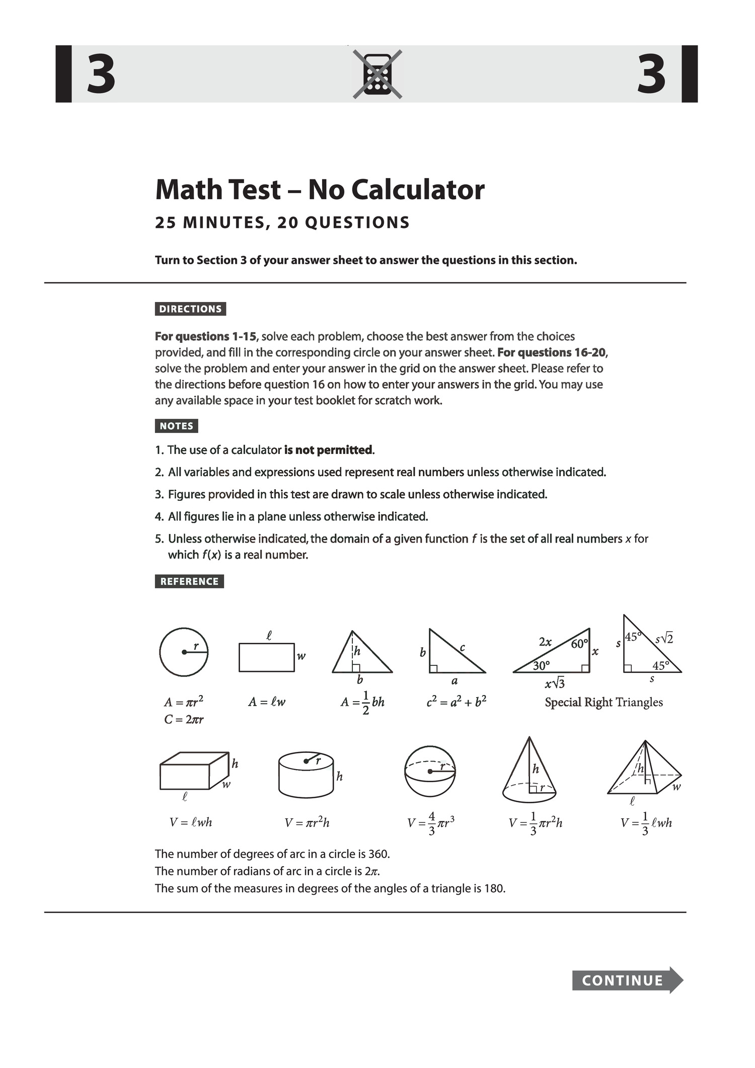 2019 May SAT - US Version - Math Sections Only (recreation).pdf | DocDroid