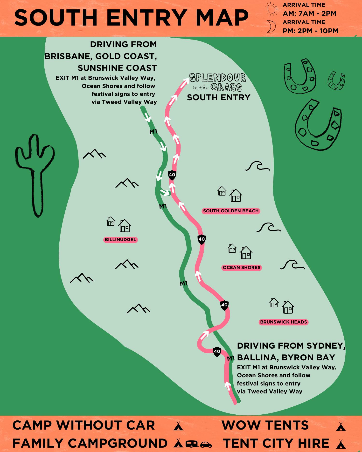 SOUTH ENTRY - CAMP WITHOUT CAR, FAMILY CAMPGROUND, WOW TENTS, TENT CITY ...