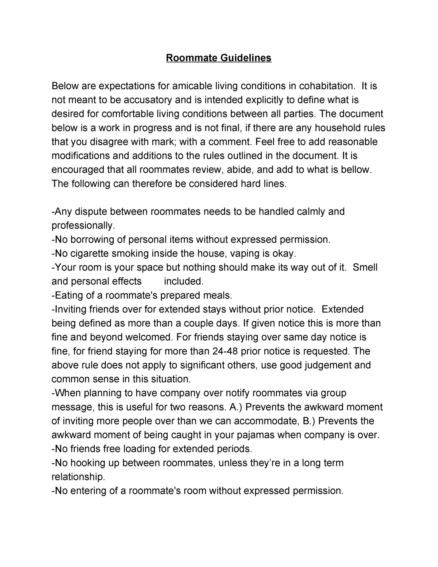 Roommate Guidelines.pdf | DocDroid