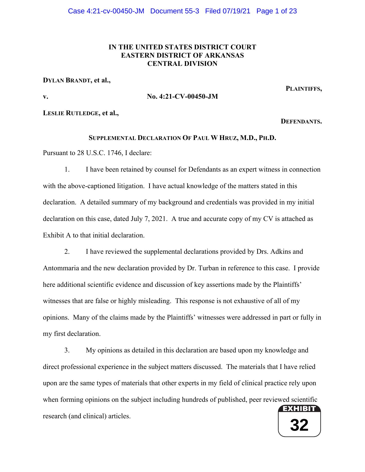 Supplemental Declaration of Paul Hruz MD.pdf | DocDroid