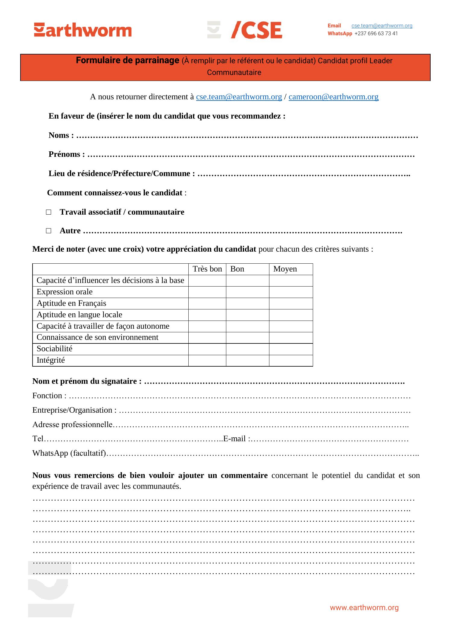 formulaire de parrainage 2022 -Leaders communautaires.pdf | DocDroid