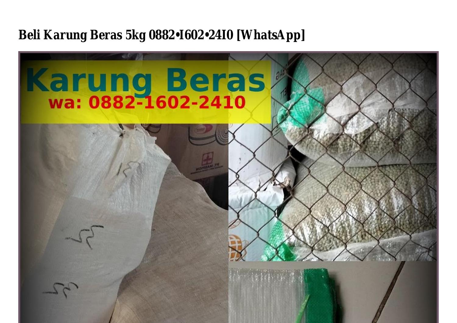 Beli Karung Beras 5kg.pdf | DocDroid