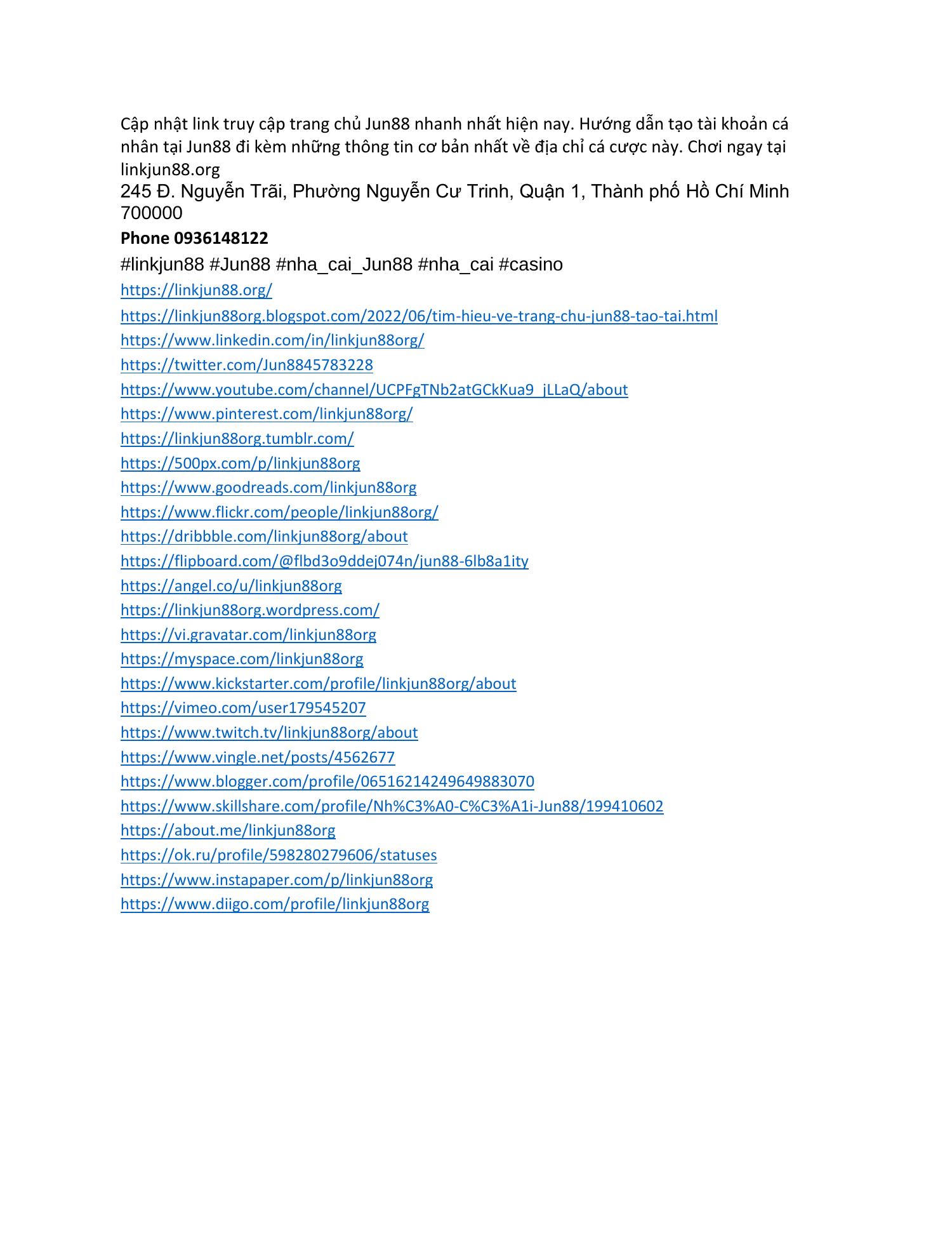Tìm hiểu về trang chủ Jun88 – Tạo tài khoản Jun88 nhanh nhất.docx | DocDroid