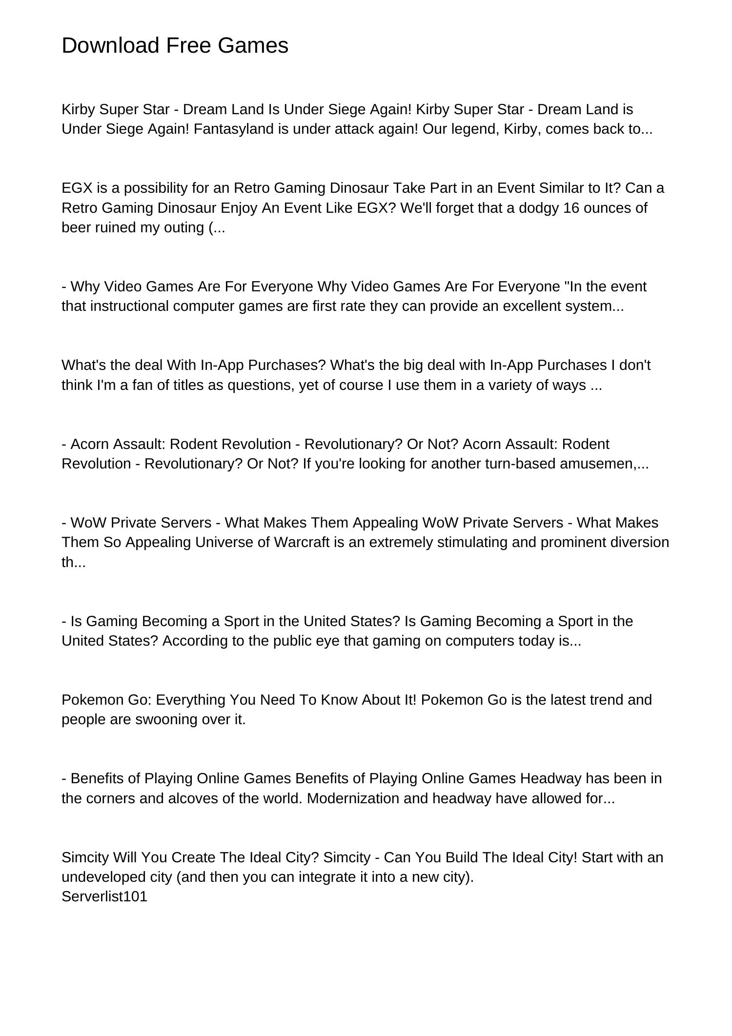 Games For Free Games Downloadtollw Pdf Pdf Docdroid