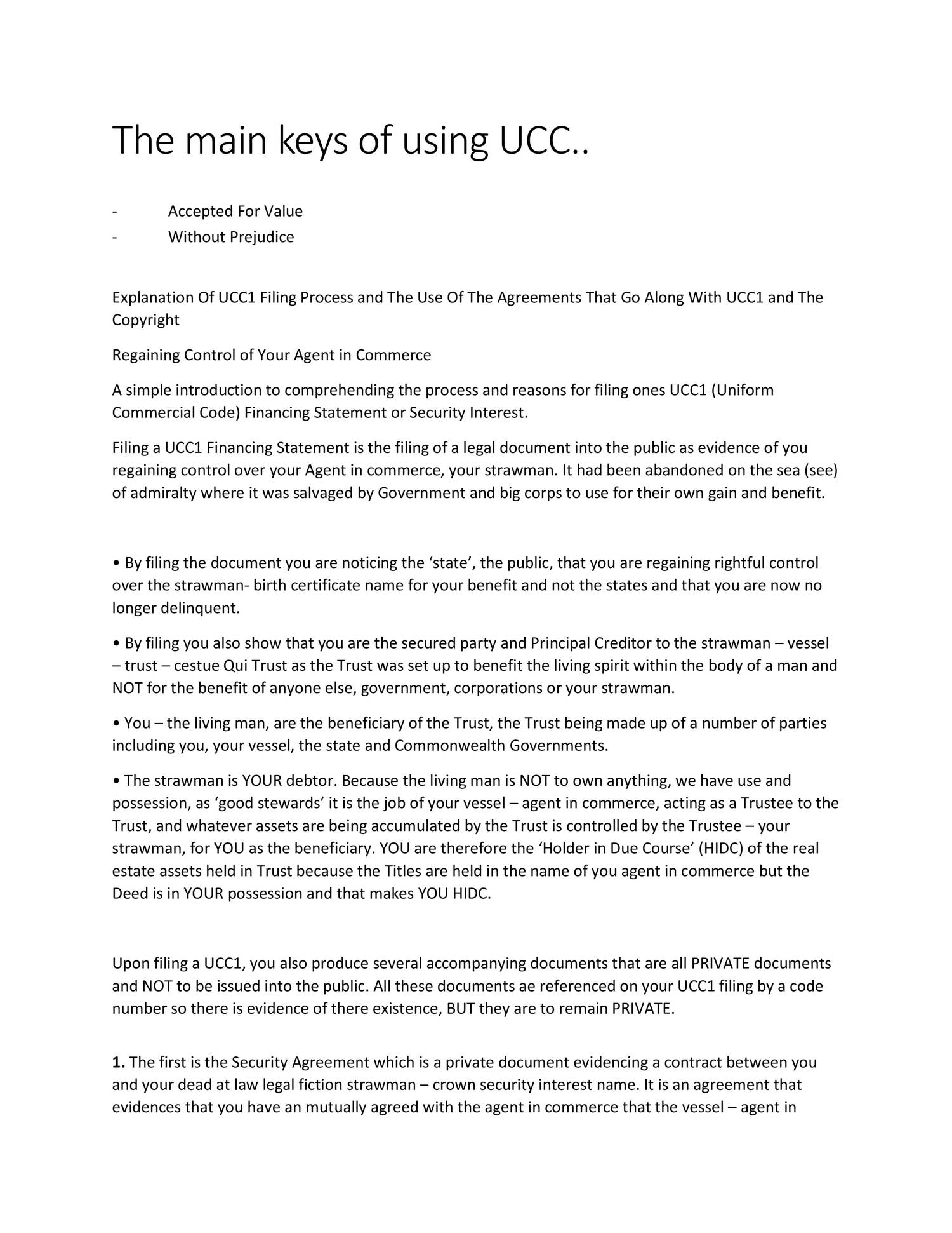 The main keys of using UCC.pdf | DocDroid