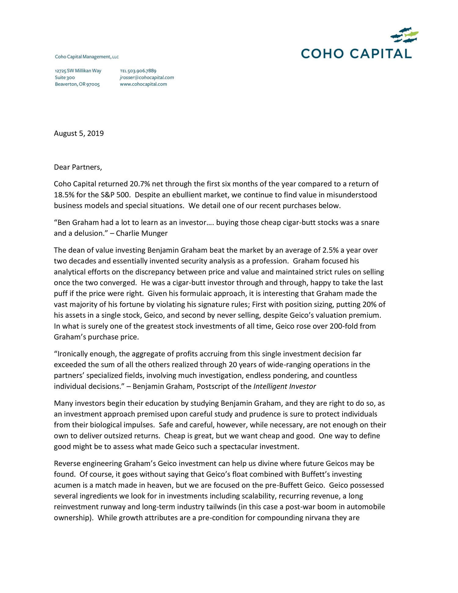 Coho Capital 2019 Q2 Letter.pdf | DocDroid