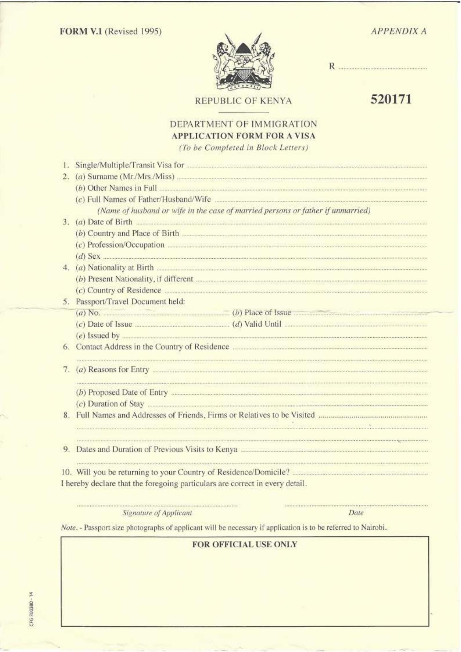 Visa on Arrival Antrag Form V.pdf | DocDroid