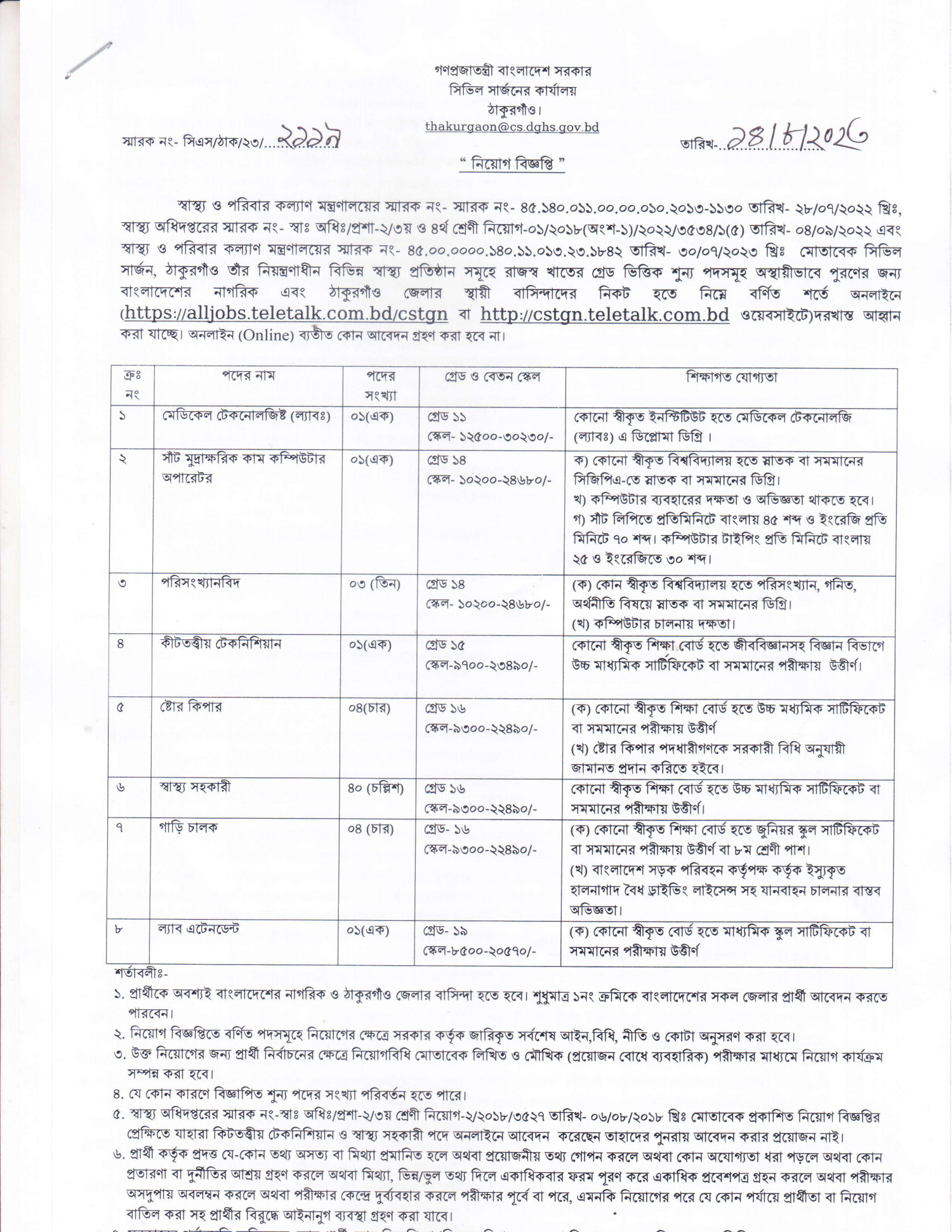 Civil Surgeon Office Thakurgaon Job Circular.pdf | DocDroid