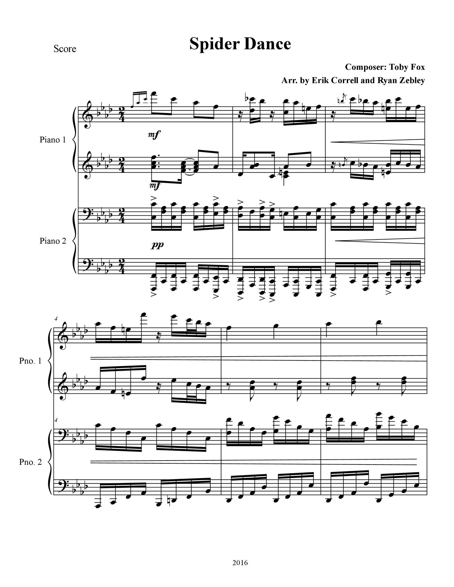 [RinMSheetBlog] Undertale – Spider Dance [Erik Correll and Ryan Zebley ...