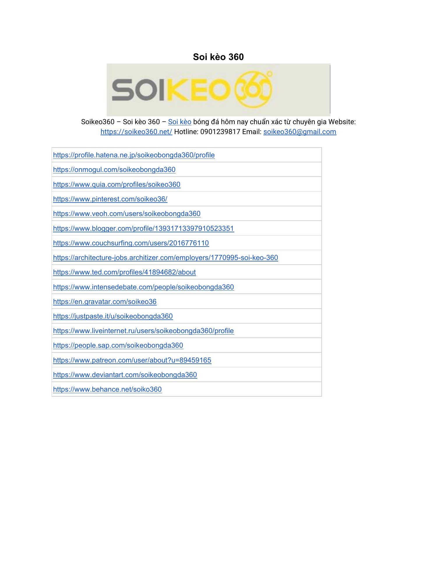 Soi kèo 360.docx | DocDroid