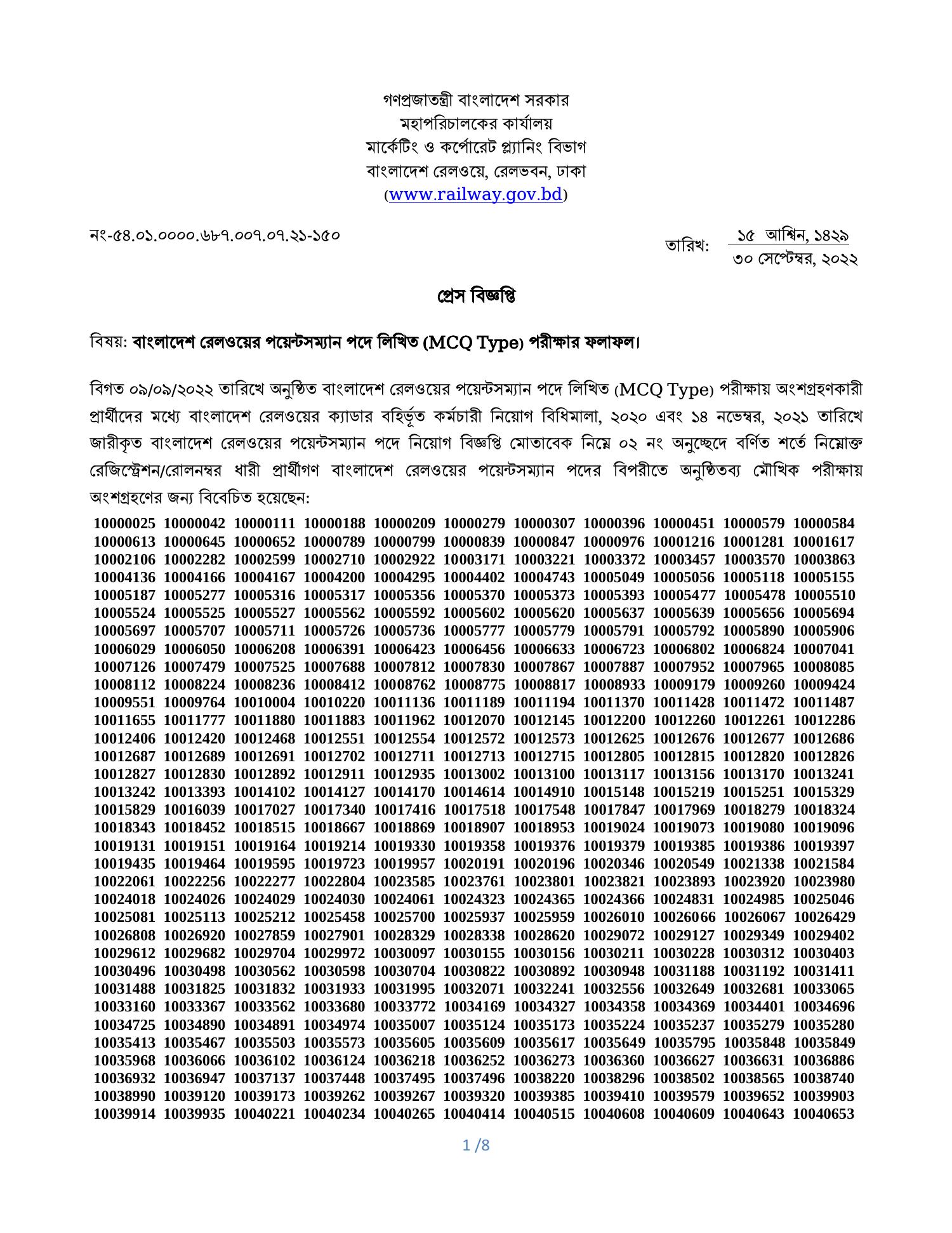 Railway Pointsman Exam Result 2022.pdf | DocDroid