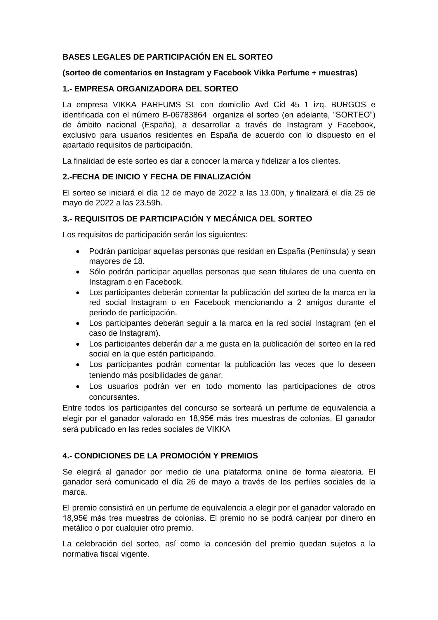 BASES LEGALES SORTEO INSTAGRAM y FB [VIKKA].pdf | DocDroid