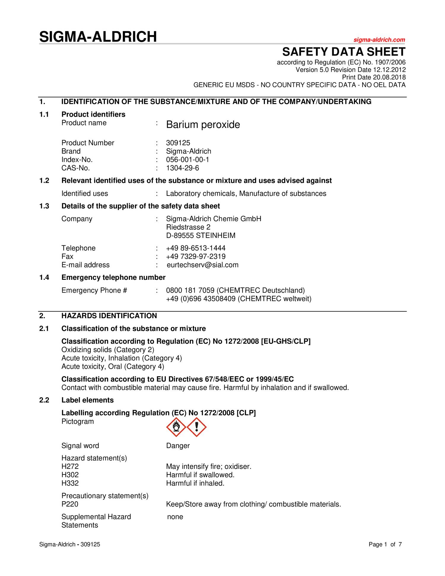 Barium peroxide SA.pdf | DocDroid