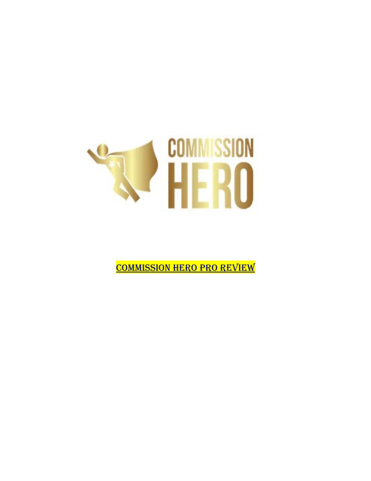 Commission Hero Pro.pdf | DocDroid